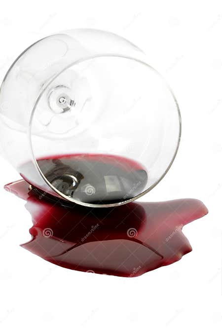 Spilt Red Wine stock image. Image of spillage, isolated - 454879