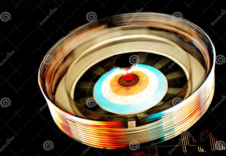 Spin stock photo. Image of flying, attraction, evening - 11085882
