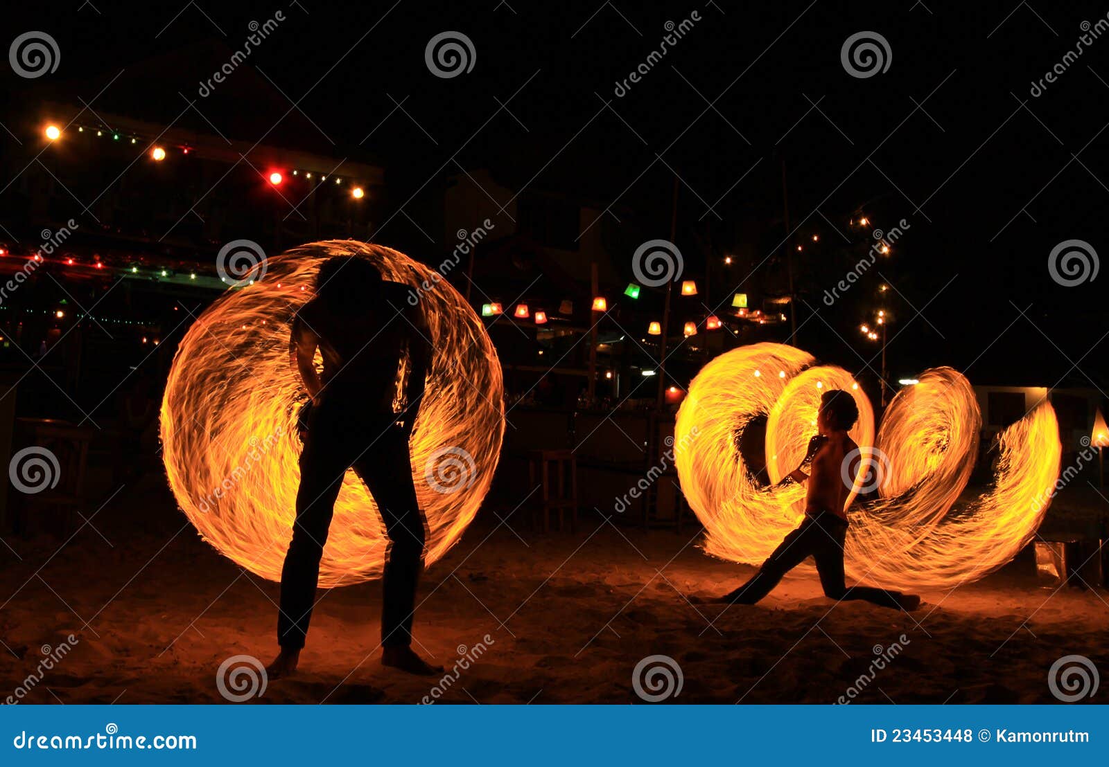 Spin fire action editorial stock photo. Image of beach - 23453448