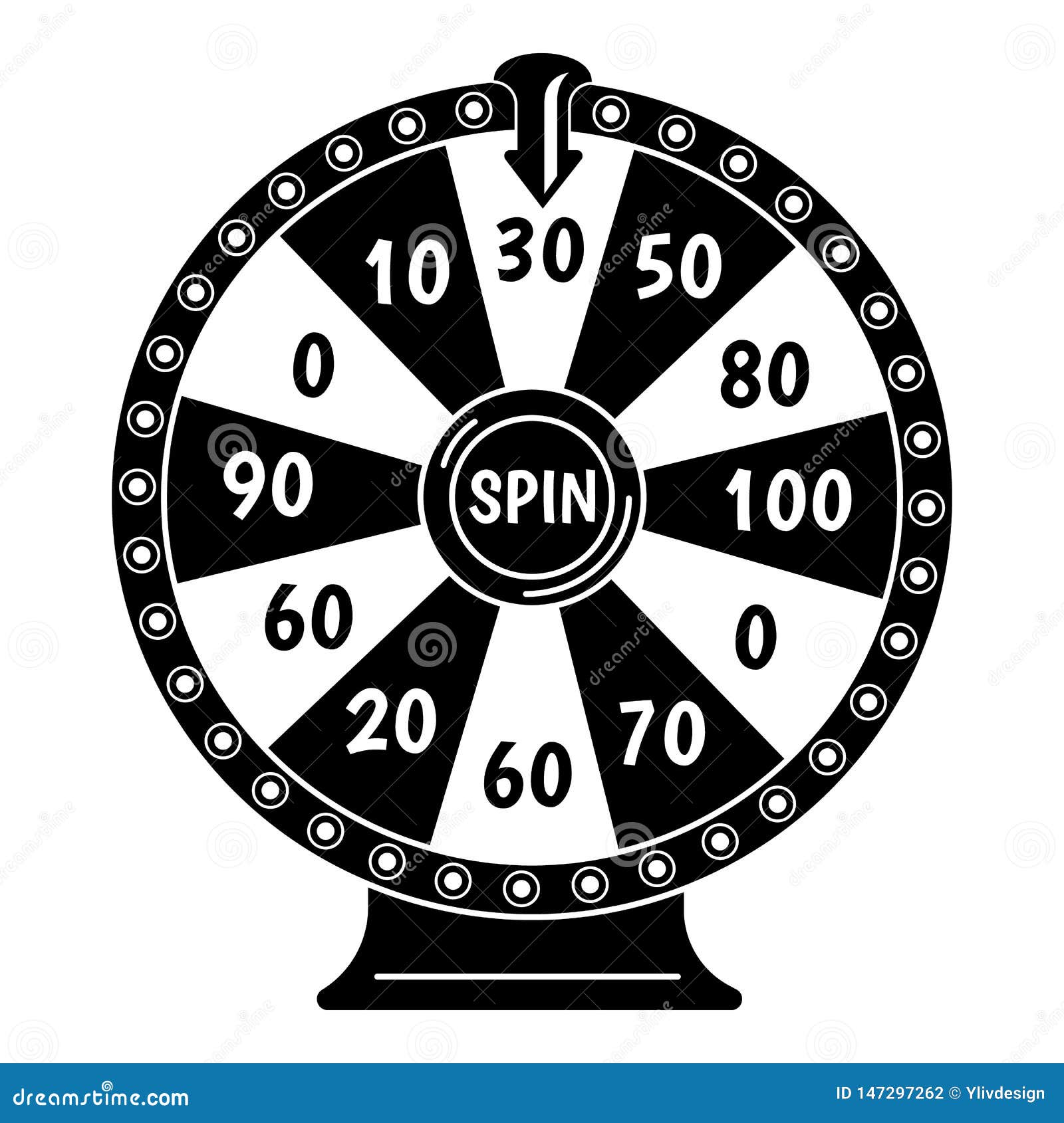 Spin Fortune Wheel Icon, Simple Style Stock Vector - Illustration of ... Spin Fortune Wheel Icon, Simple Style Stock Vector - Illustration of ...