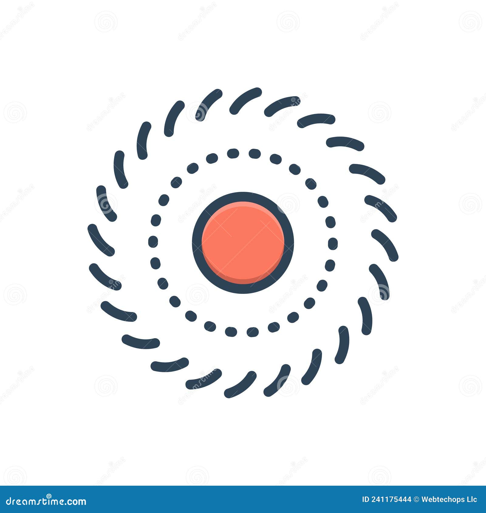 Spin, Motion And Optical Illusion. Vector Illustration Of Impossible ...