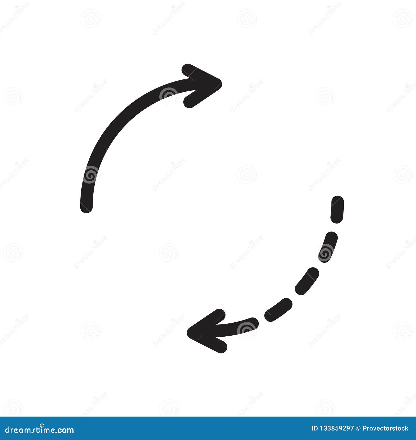 Spin Icon Vector Isolated On White Background, Logo Concept Of S ...