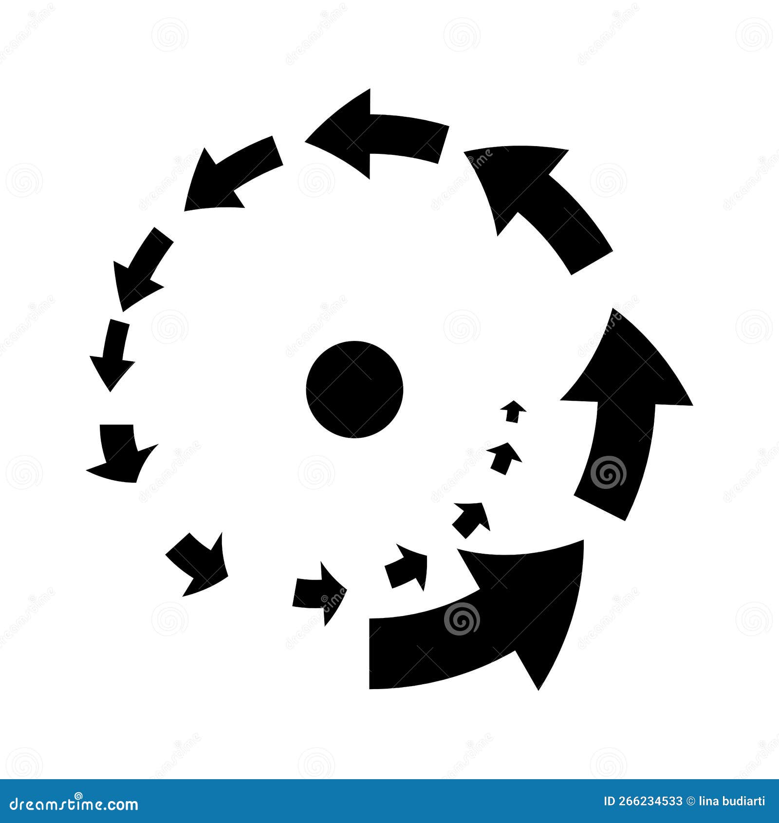 Spin icon stock vector. Illustration of save, icon, clean - 266234533