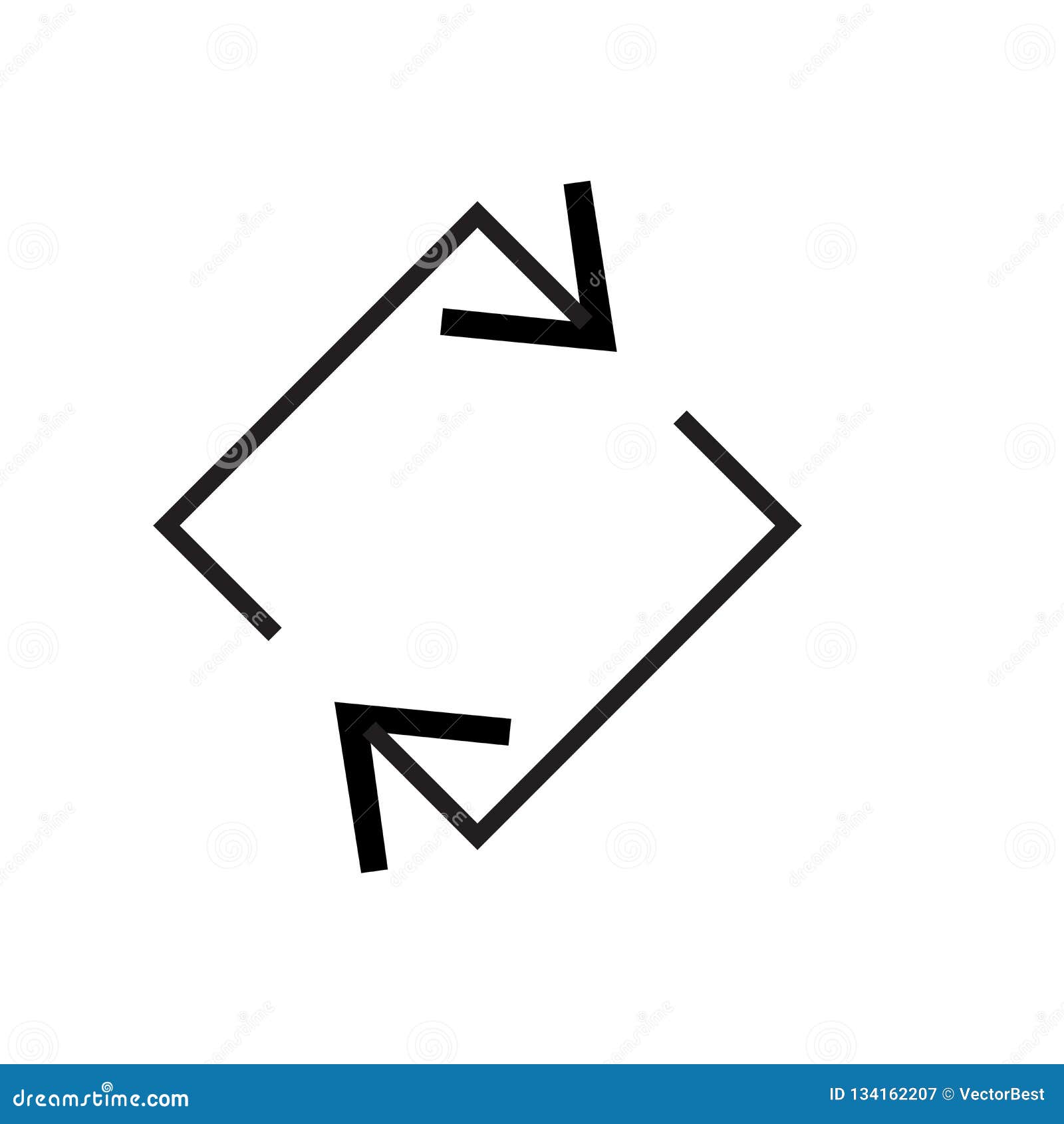 Spin Icon Vector Sign and Symbol Isolated on White Background, Spin ...