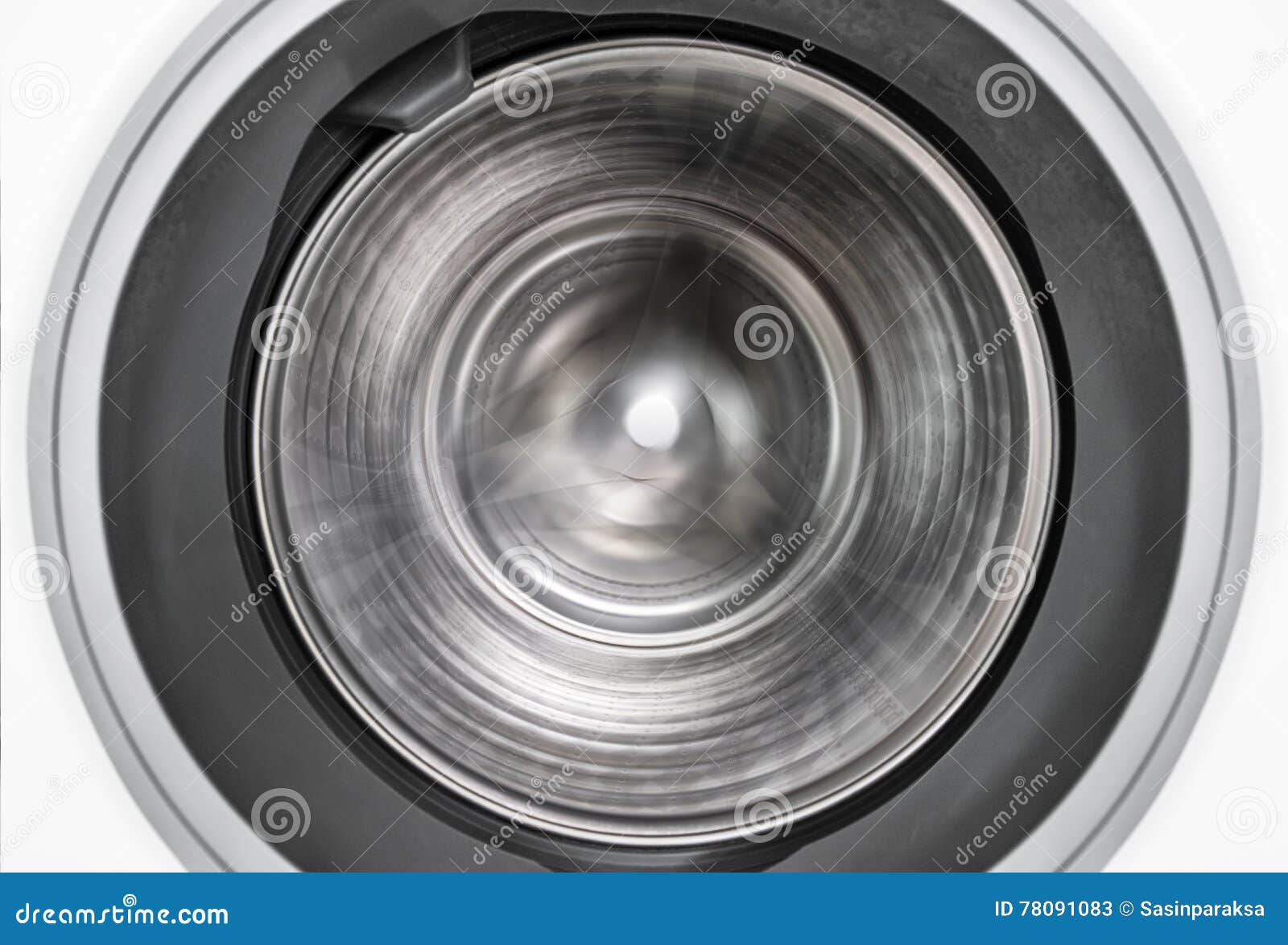 Spin Motion of Internal View of a Washing Machine during Wash Stock ...