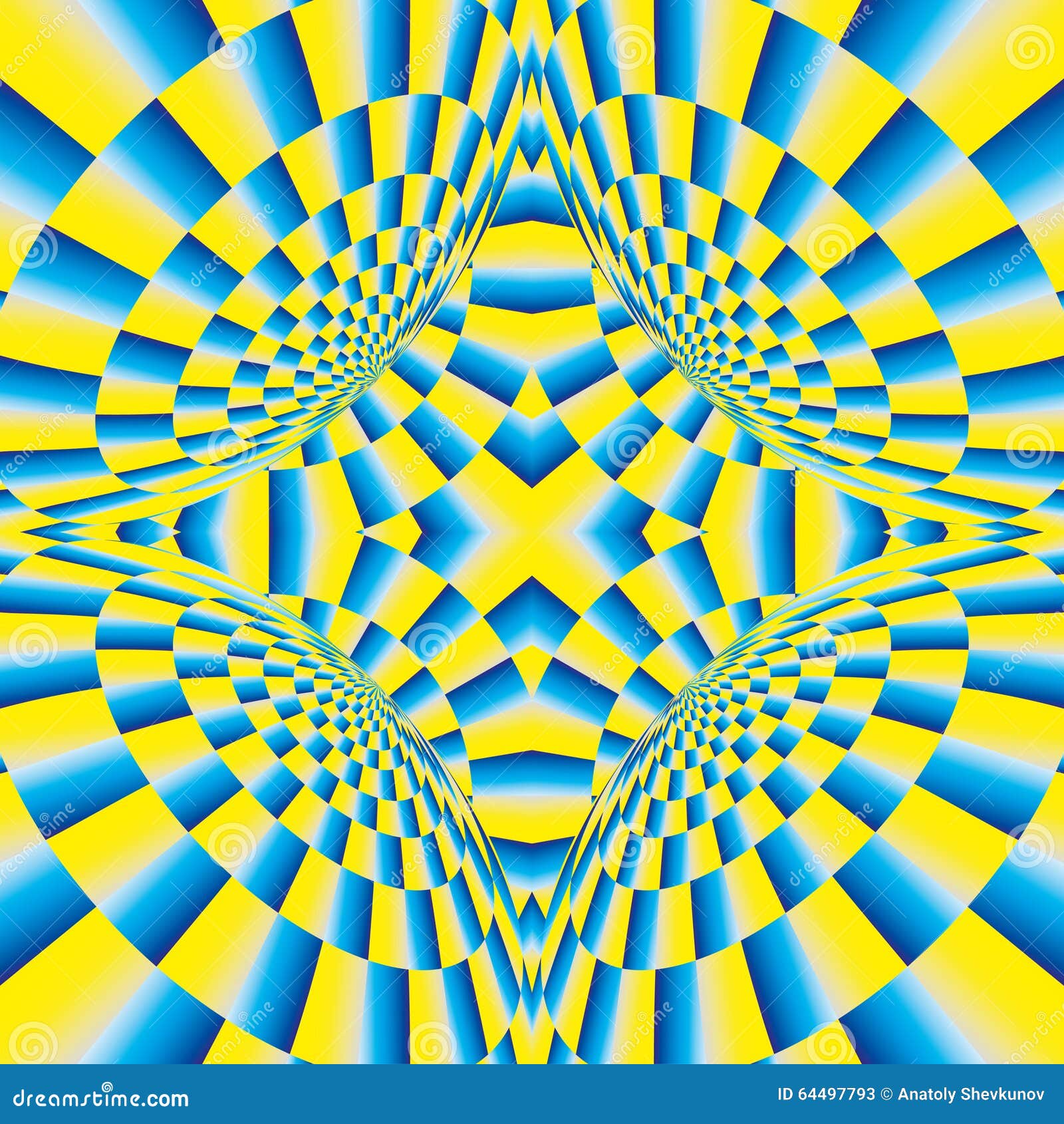 Spin of spheres stock vector. Illustration of hypnotist - 64497793