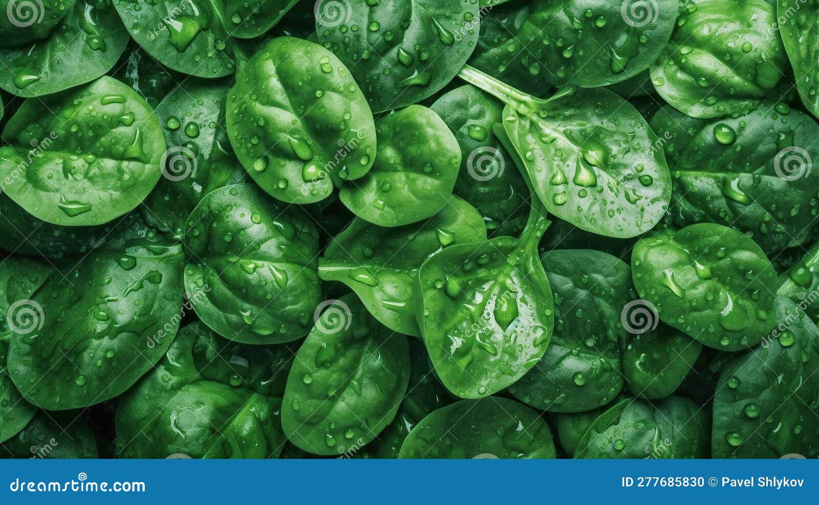 Spinach Background Full Image. Top View Stock Illustration ...