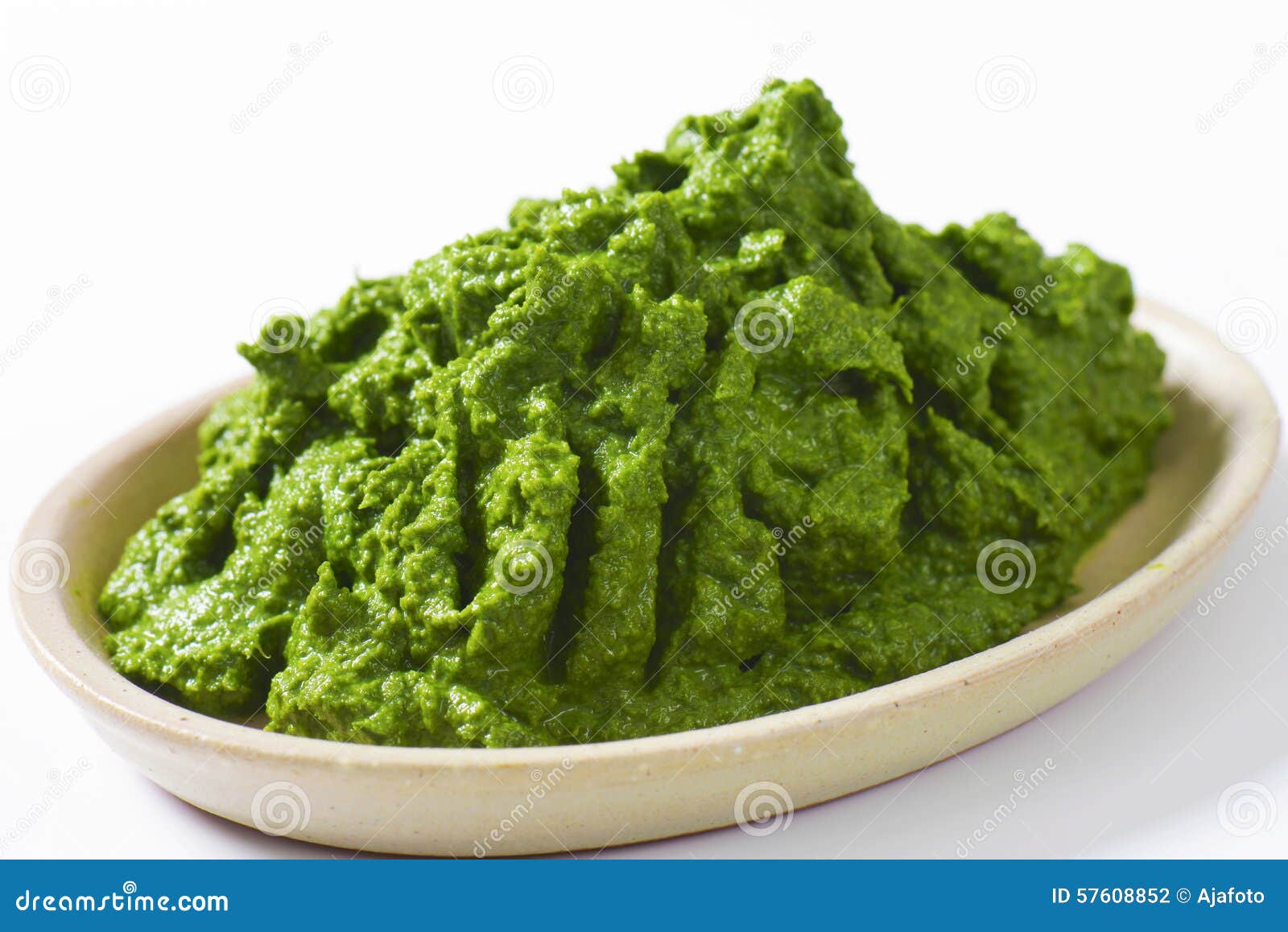 Spinach puree stock photo. Image of ingredient, vegetable - 57608852