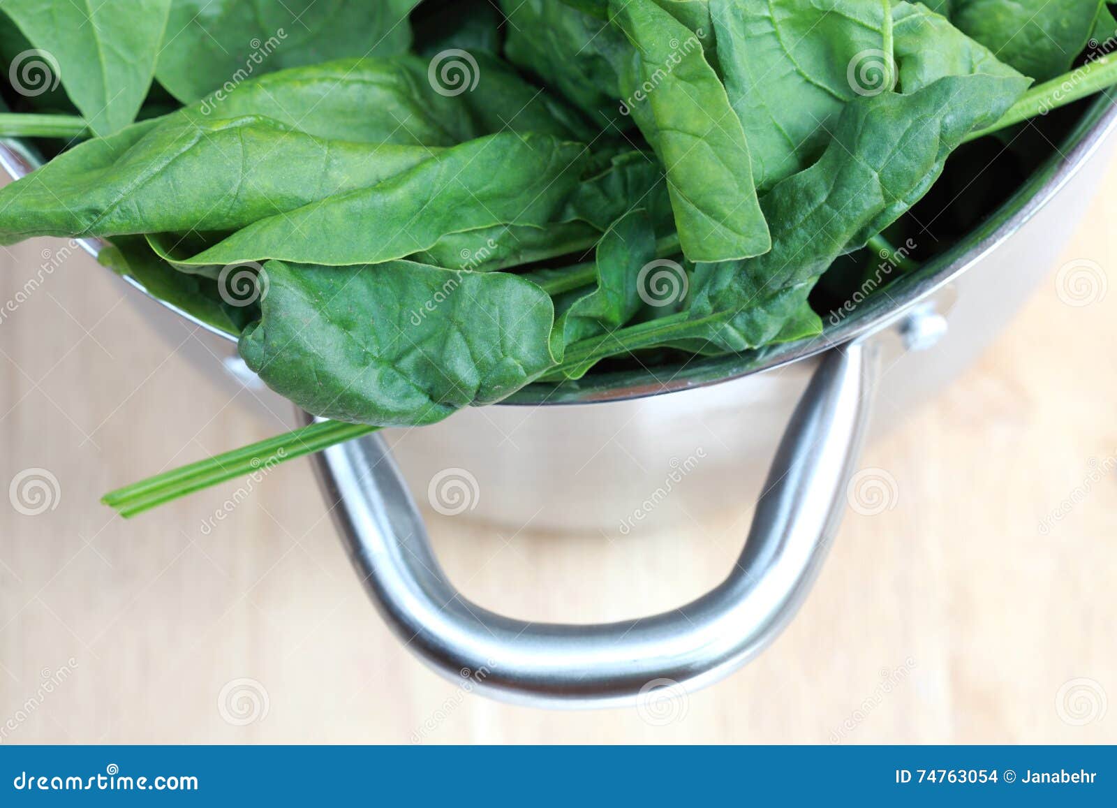 Spinach stock photo. Image of summertime, table, healthy - 74763054