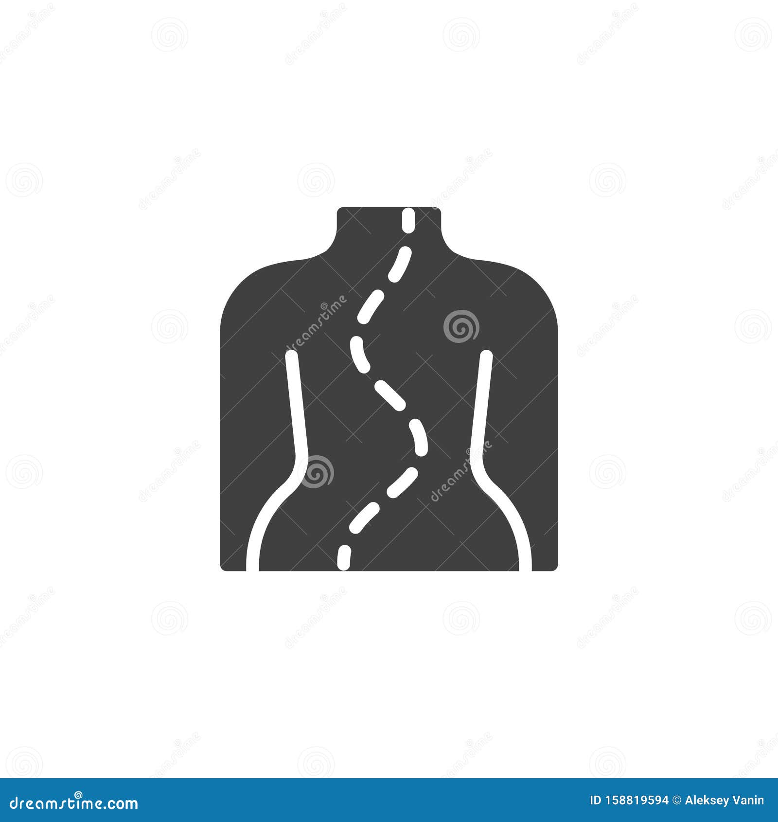 Spinal Deformity Type Vector Icon Stock Vector - Illustration of ...