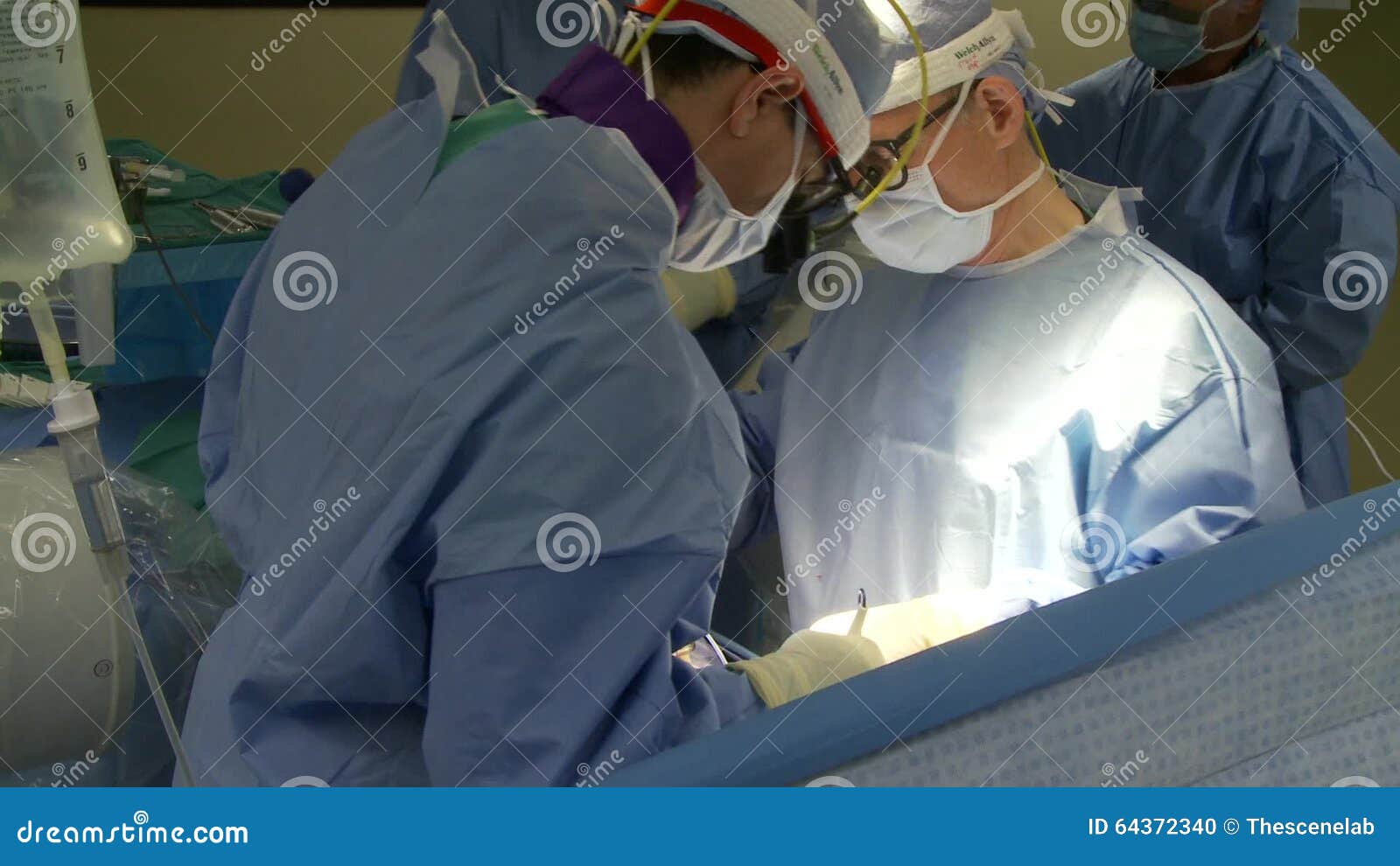 Spinal operation 13 of 15 stock footage. Video of bypass - 64372340