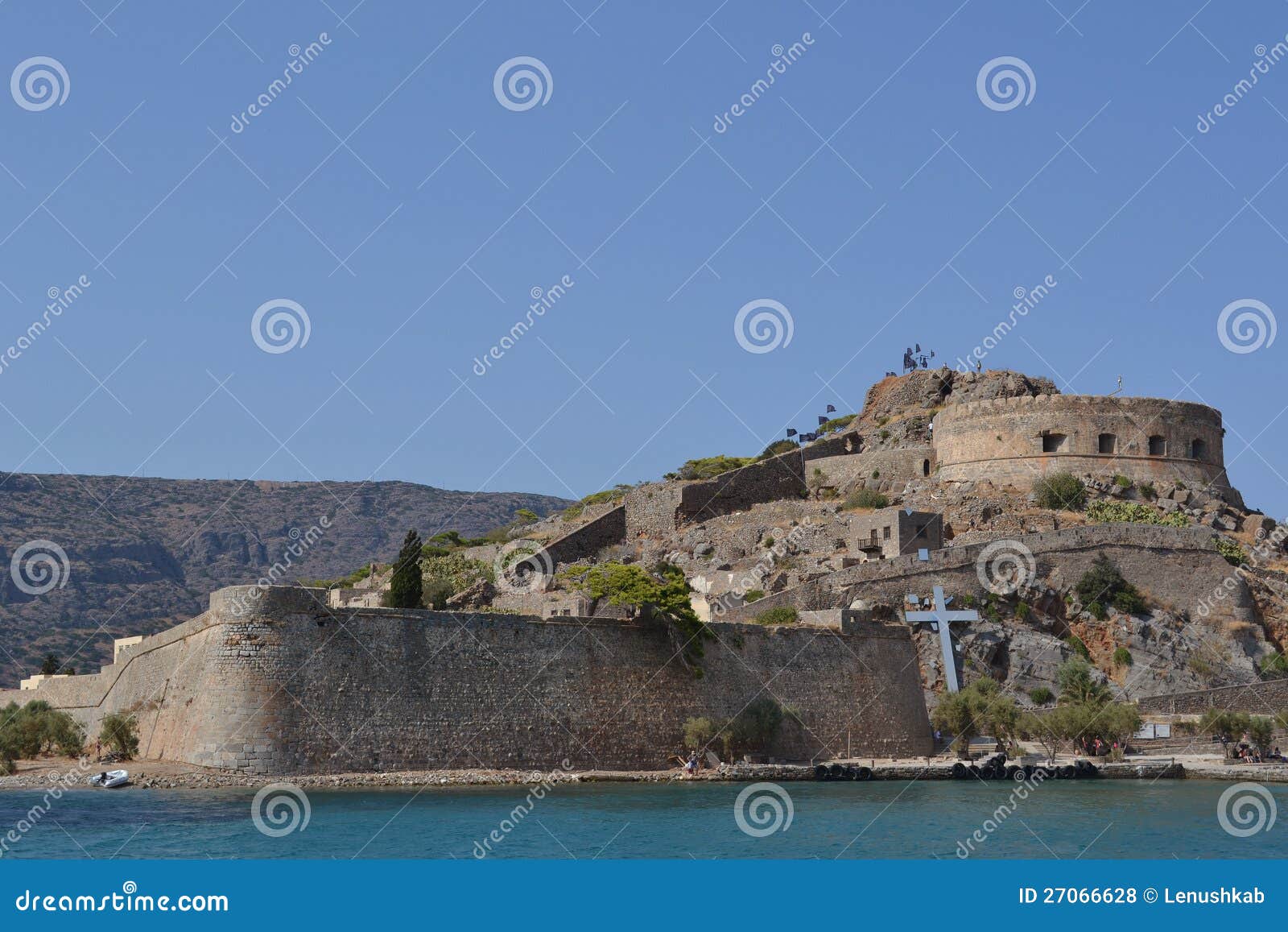 Spinalonga island stock photo. Image of italy, destinations - 27066628