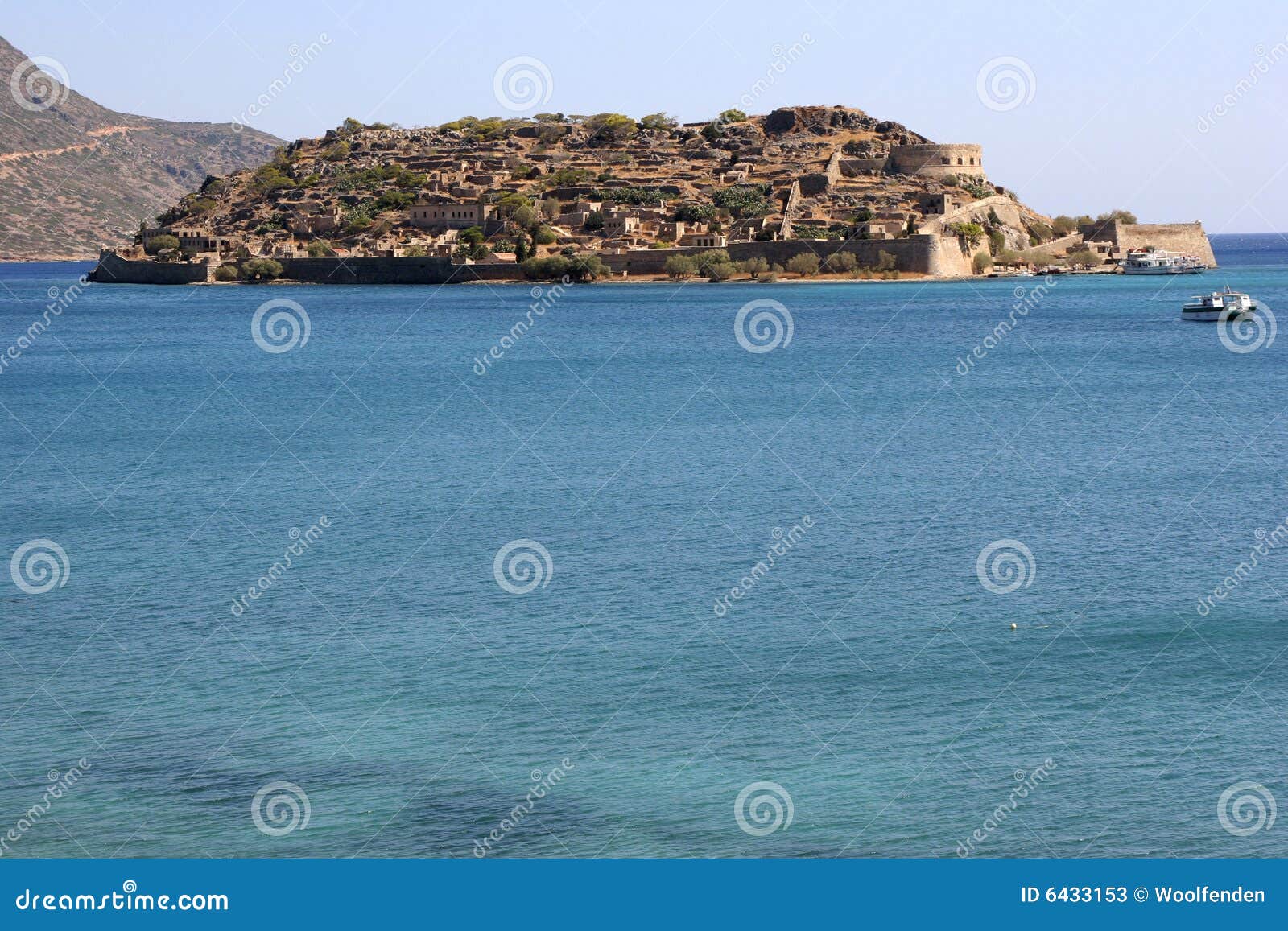 Spinalonga Island, Crete stock image. Image of ocean, leper - 6433153