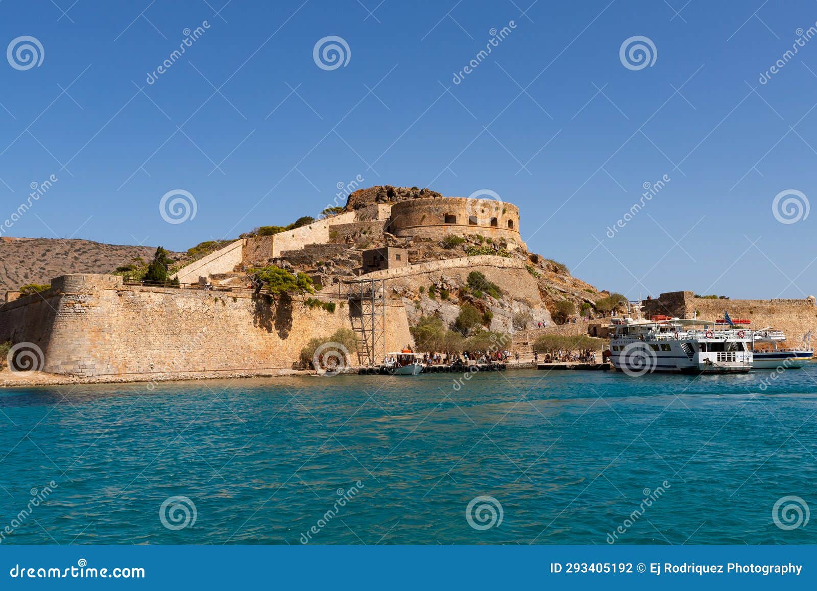 Spinalonga Island editorial photography. Image of island - 293405192
