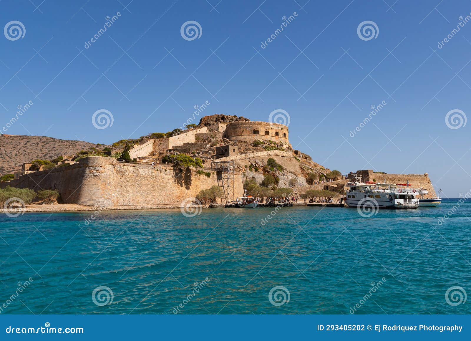 Spinalonga Island editorial photography. Image of medieval - 293405202