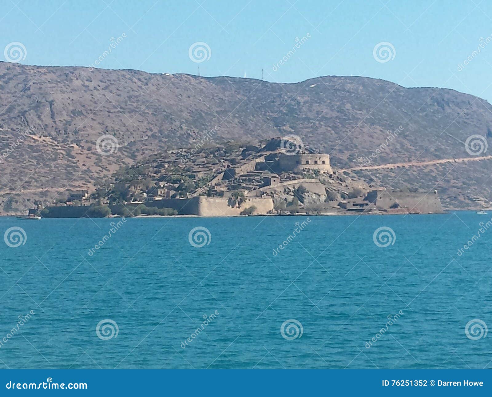 Spinalonga leper colony stock photo. Image of colony - 76251352