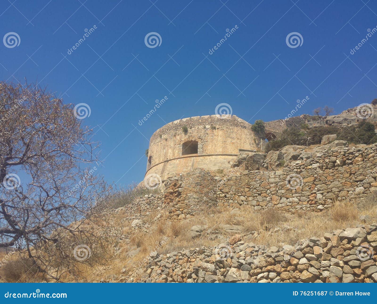 Spinalonga leper colony stock image. Image of europe - 76251687
