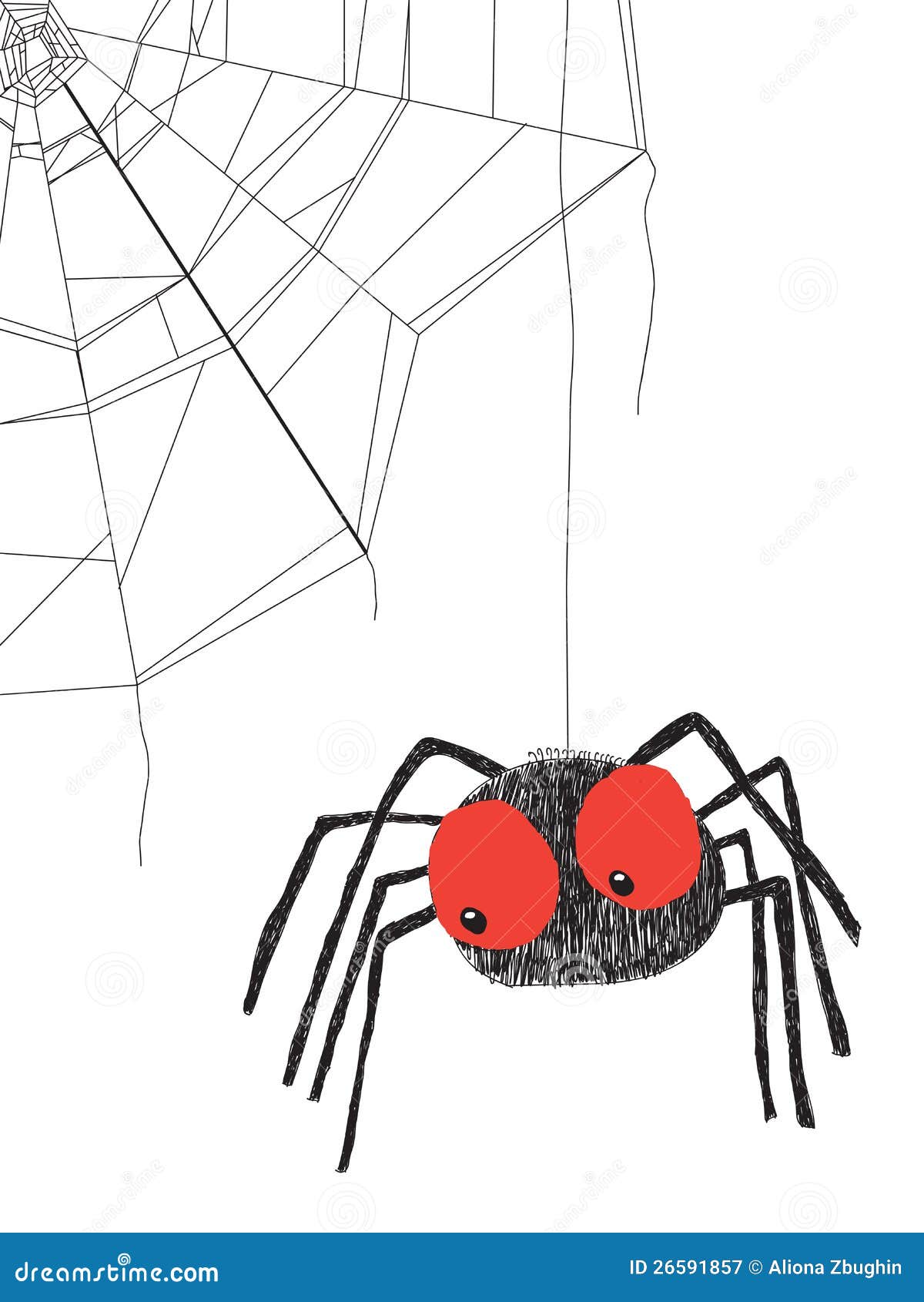 Spindel vektor illustrationer. Illustration av illustration - 26591857