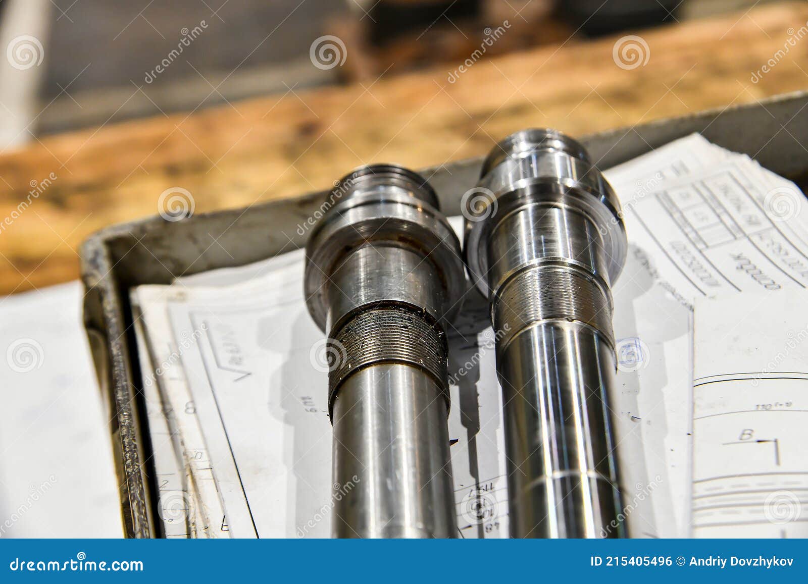 Spindle Arbor with an Internal Taper after Grinding on the Machine ...