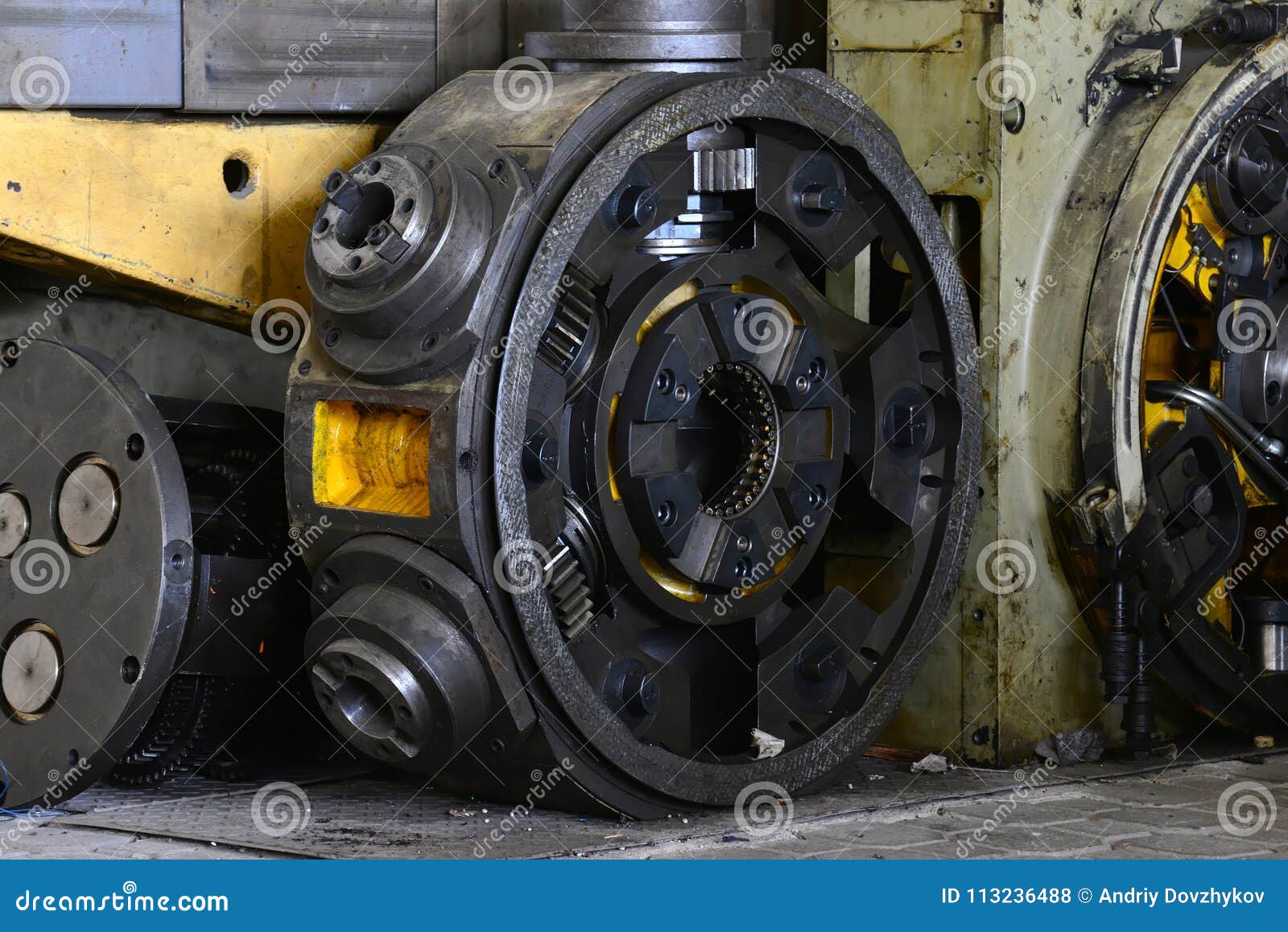 Spindle for the Cone of the Cutter in Disassembled Form. Repair of ...