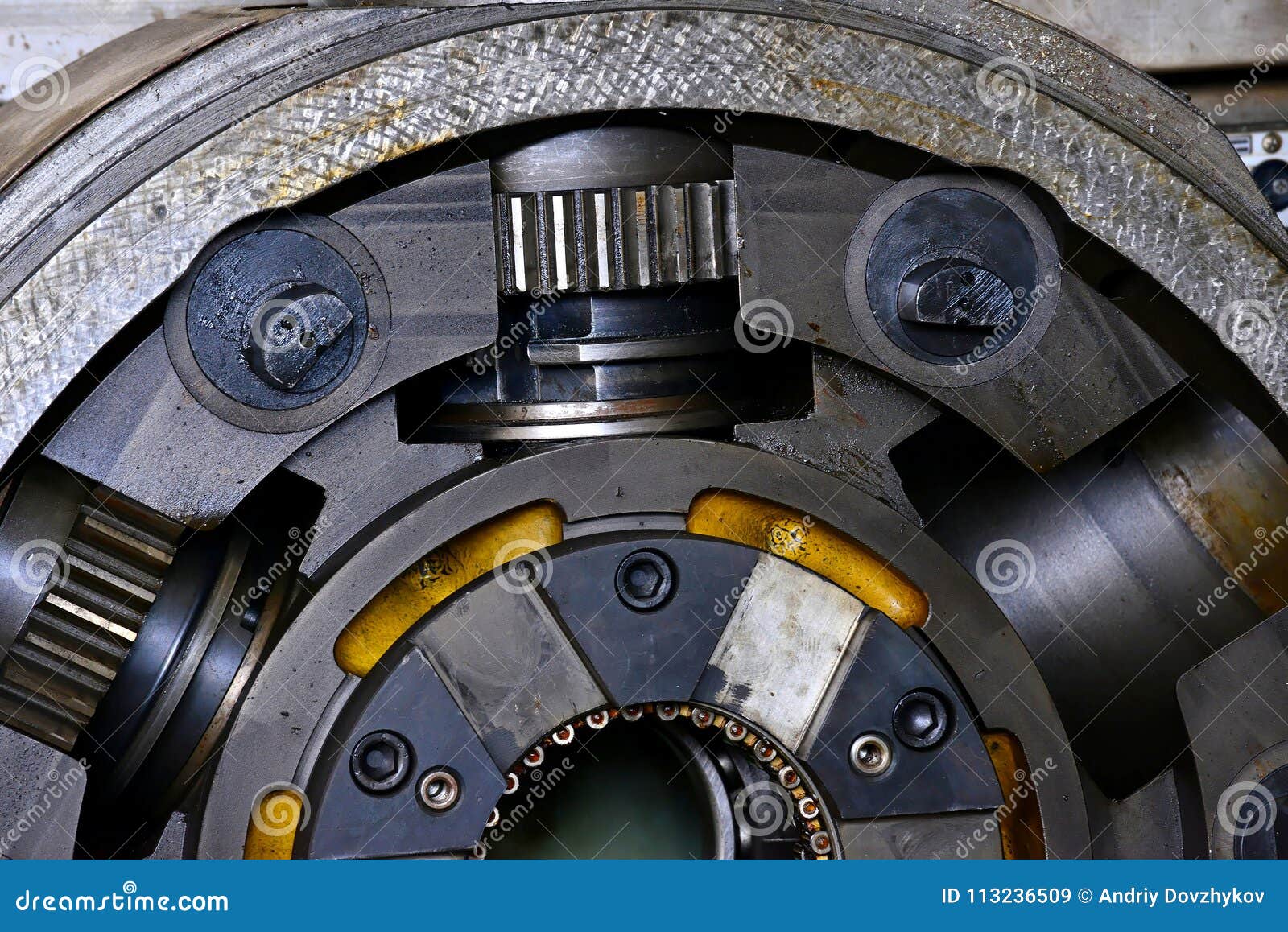 Spindle for the Cone of the Cutter in Disassembled Form. Repair of ...