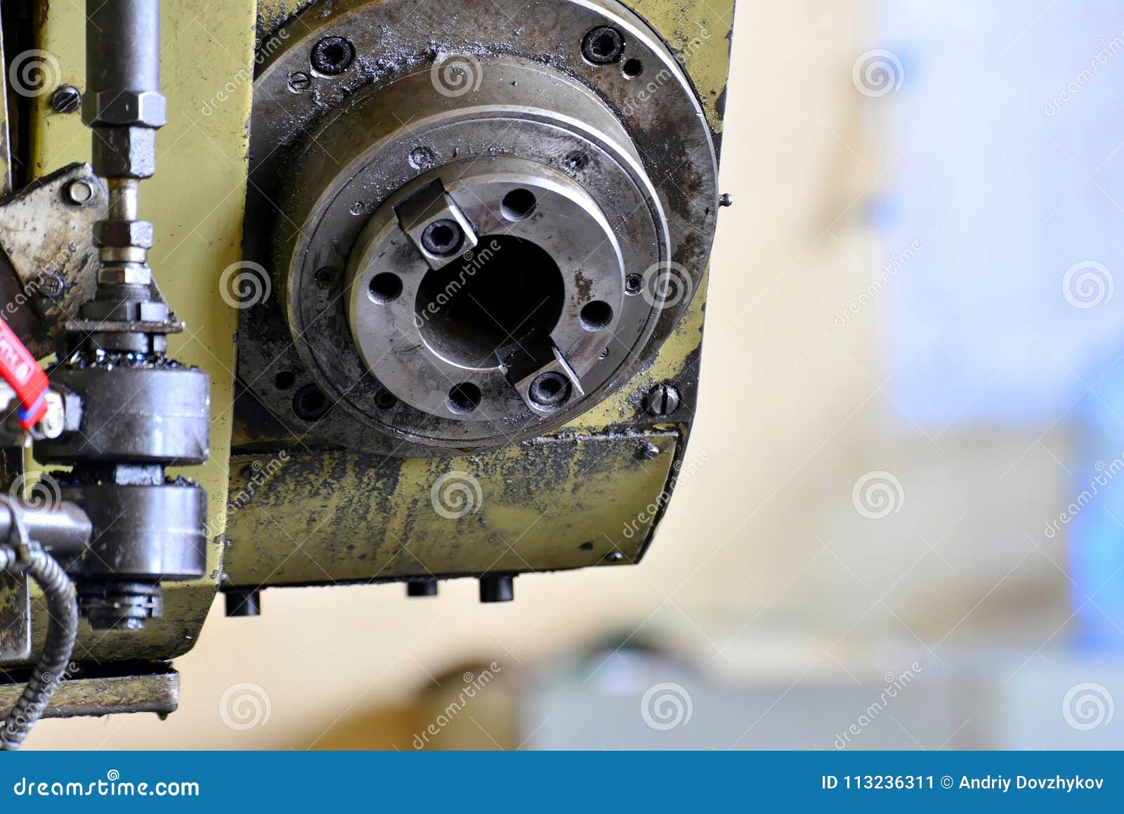 Spindle for the Cone of the Cutter in Disassembled Form. Repair of ...