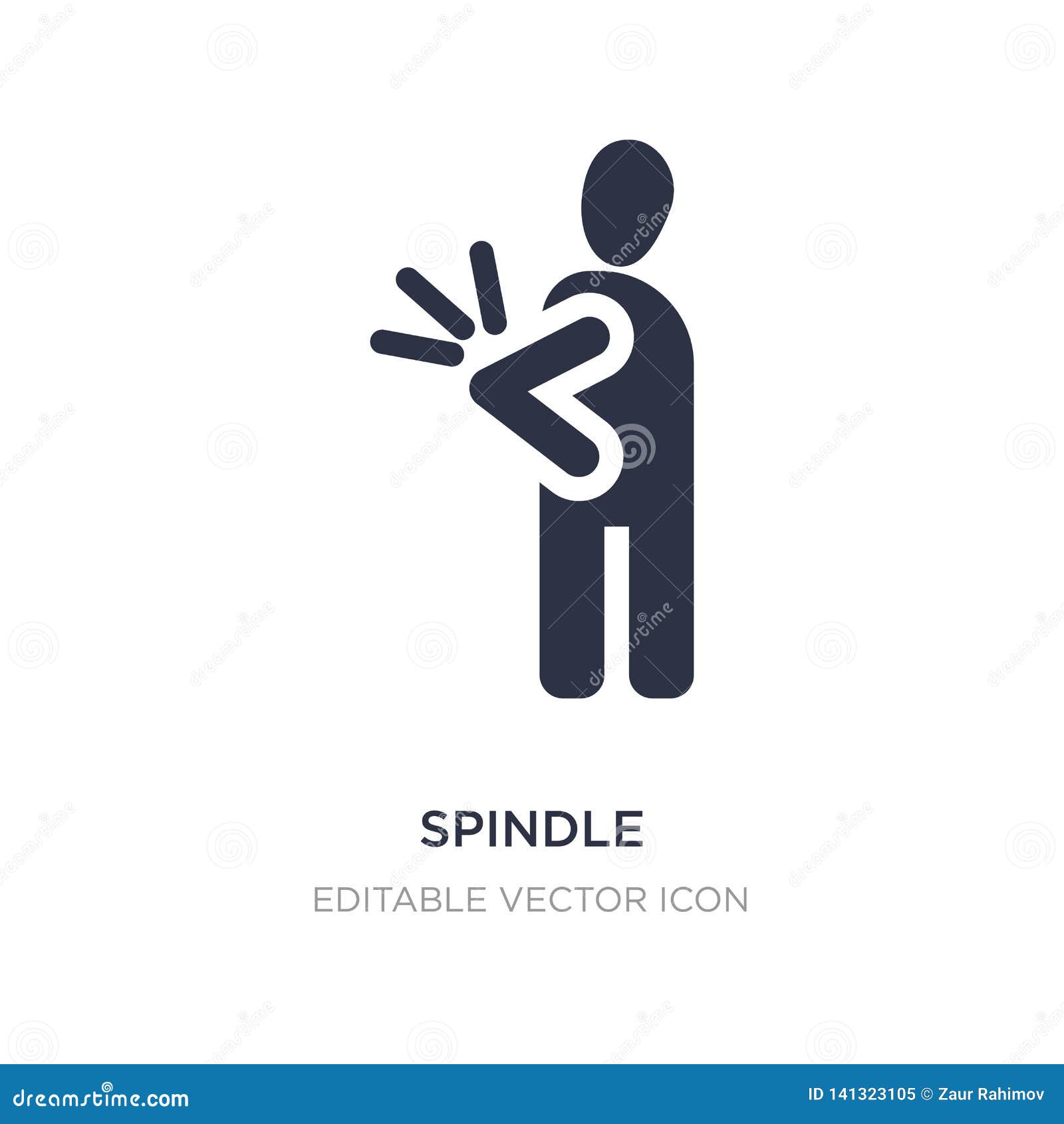 Spindle Icon On White Background. Simple Element Illustration From ...