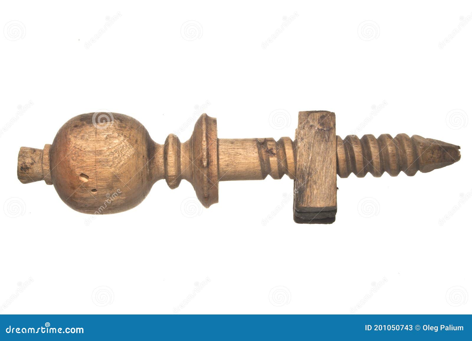 Spindle Isolated on White Background Stock Image - Image of round ...