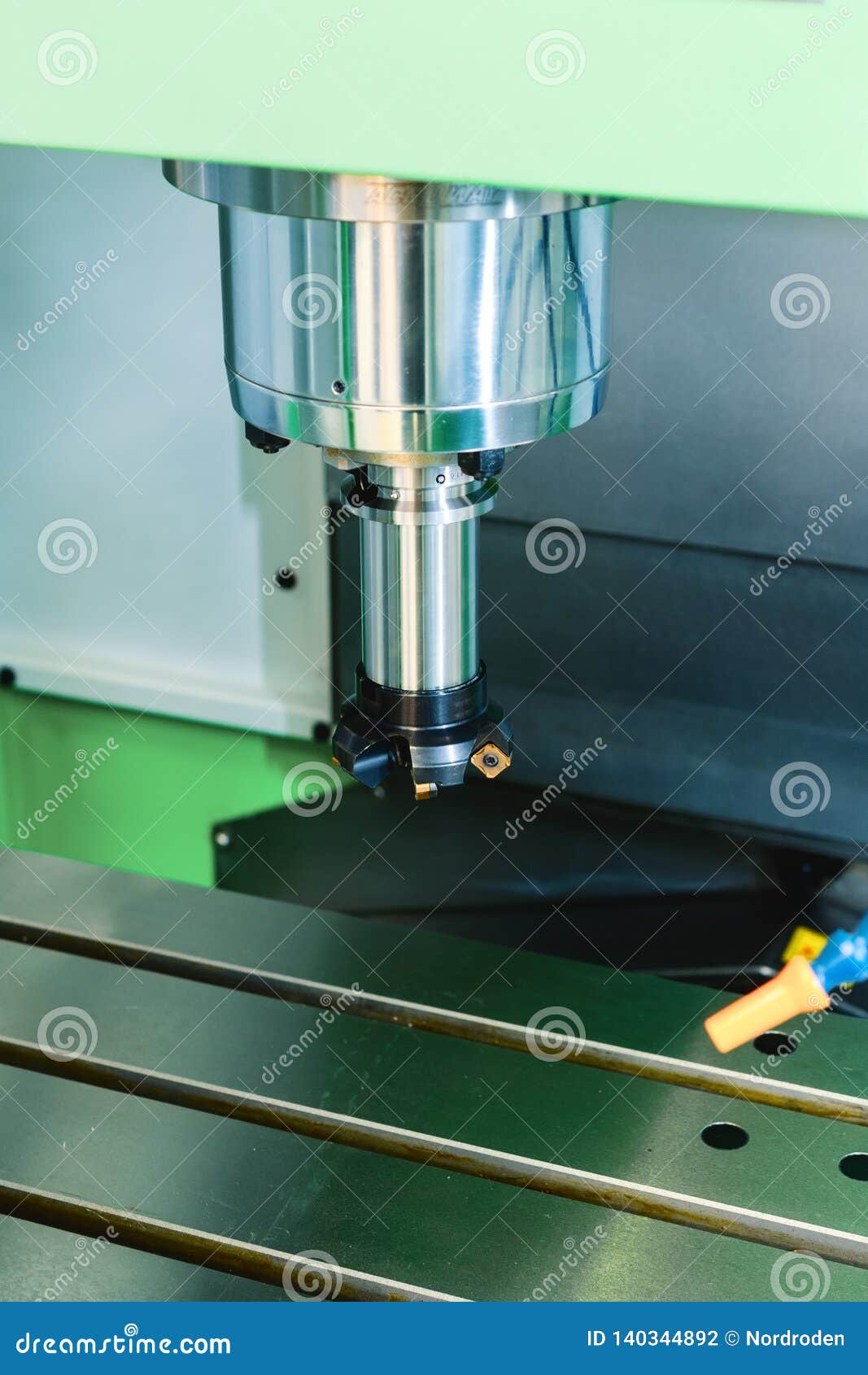 Spindle Modern High-precision CNC Milling Machine. Stock Photo - Image ...