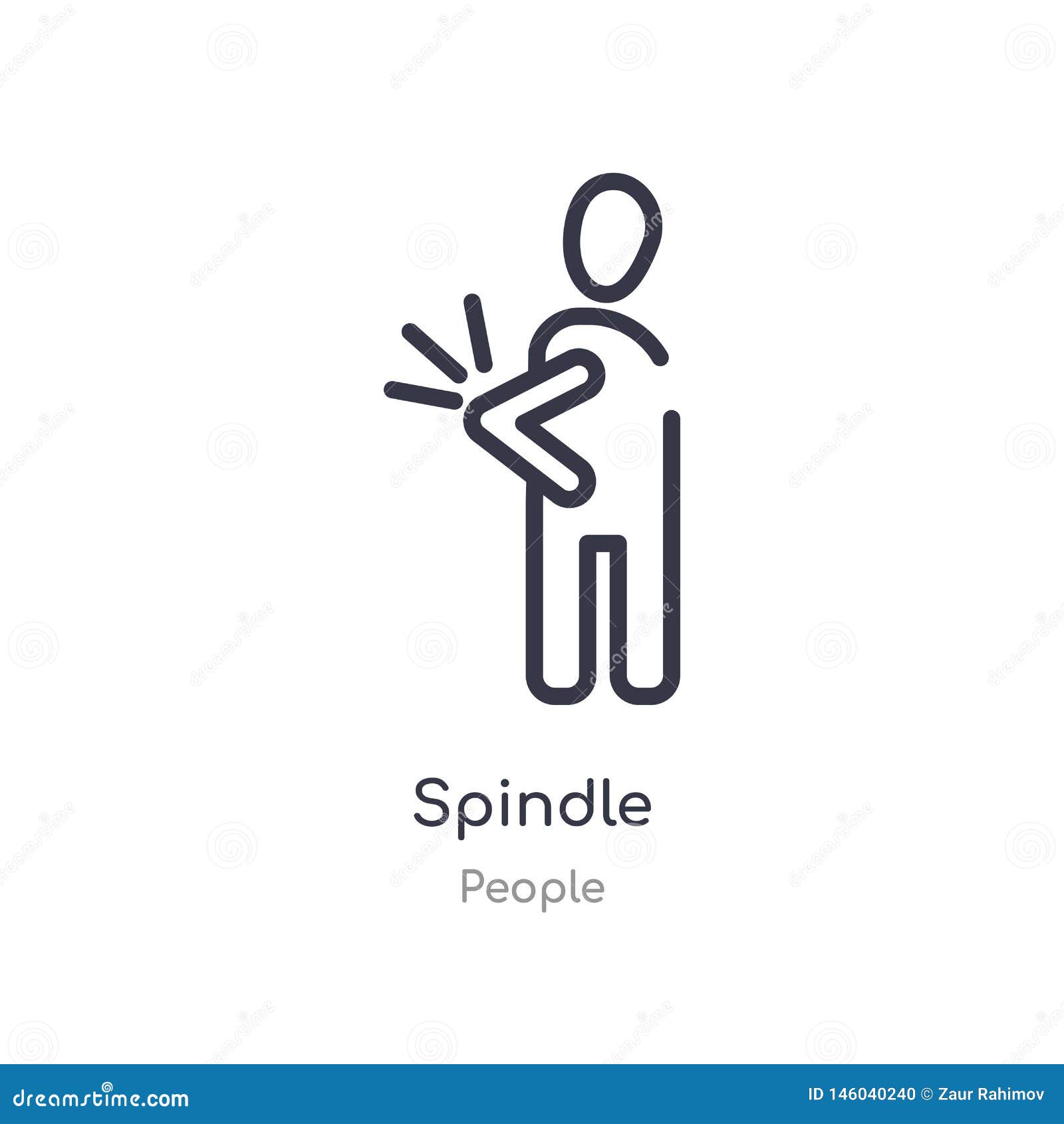 Spindle Icon Vector Isolated On White Background, Spindle Sign ...