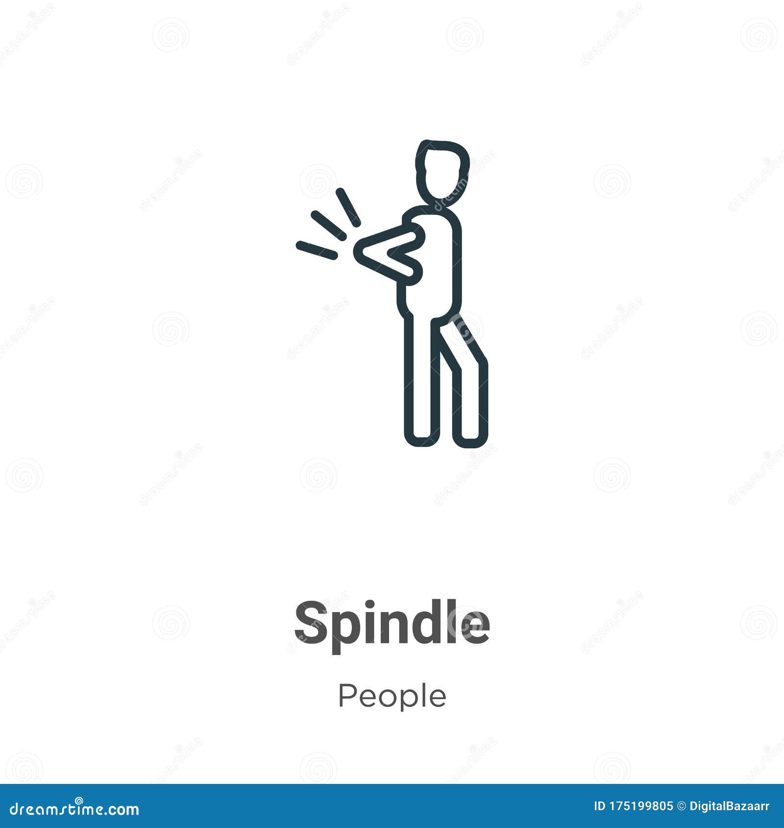 Spindle Icon On White Background. Simple Element Illustration From ...