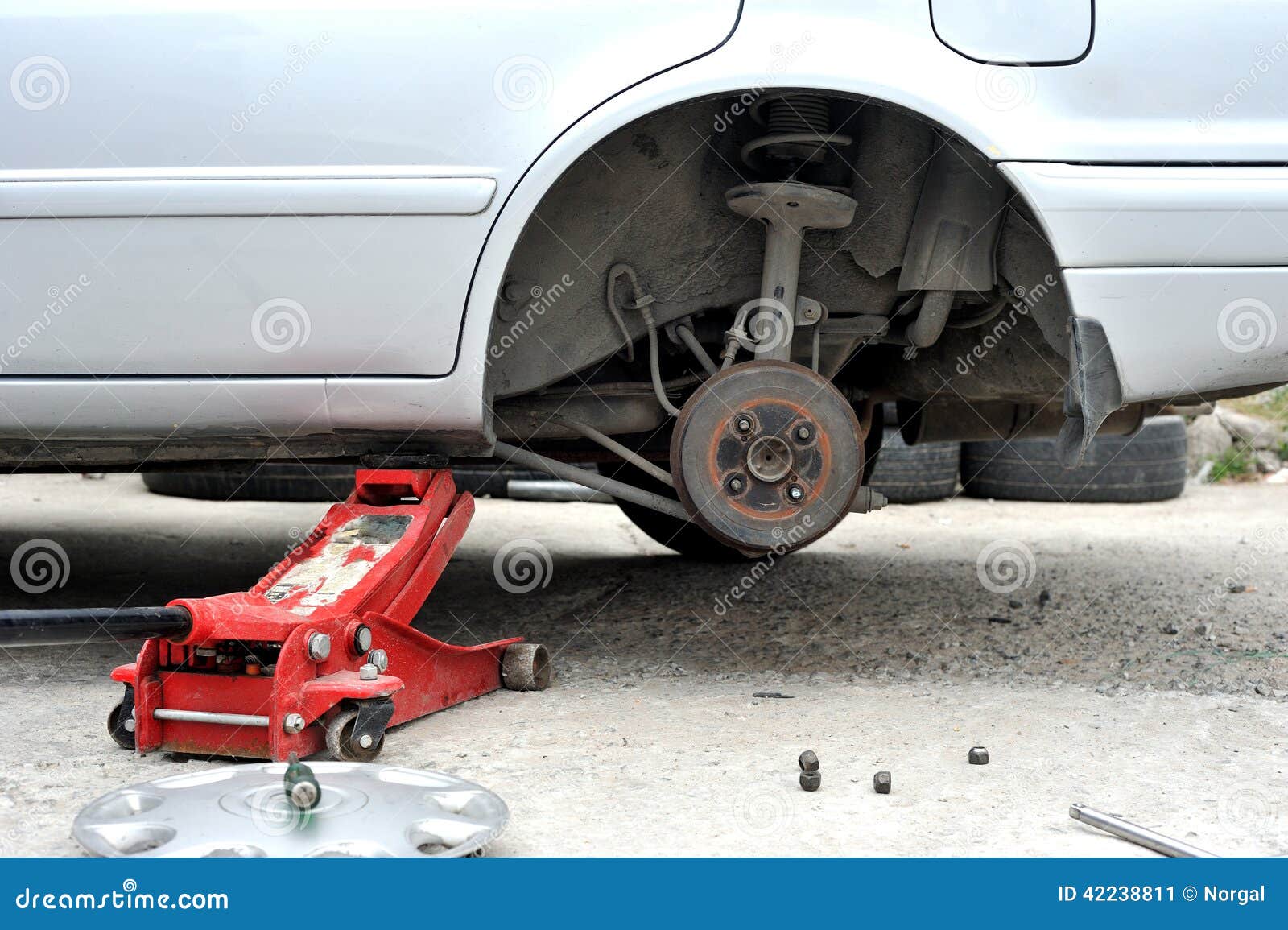 Spindle stock image. Image of tyre, change, shiny, steel - 42238811