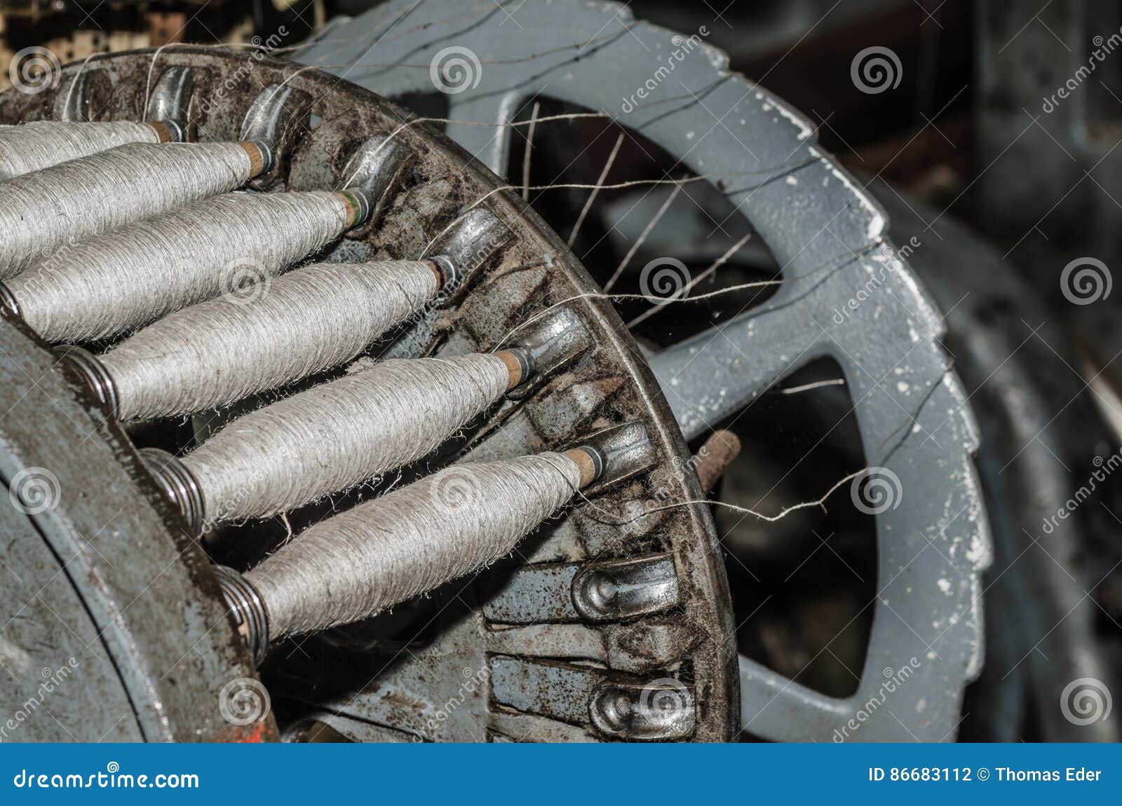 Spindles Yarn Machine Stock Photos - Free & Royalty-Free Stock Photos ...