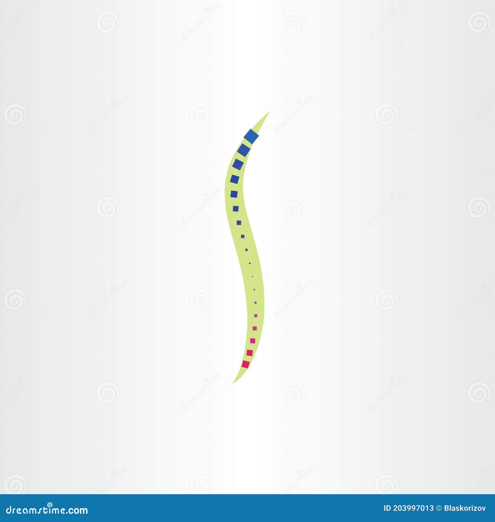 Spine Bone Logo Vector Illustration Symbol Stock Vector - Illustration ...