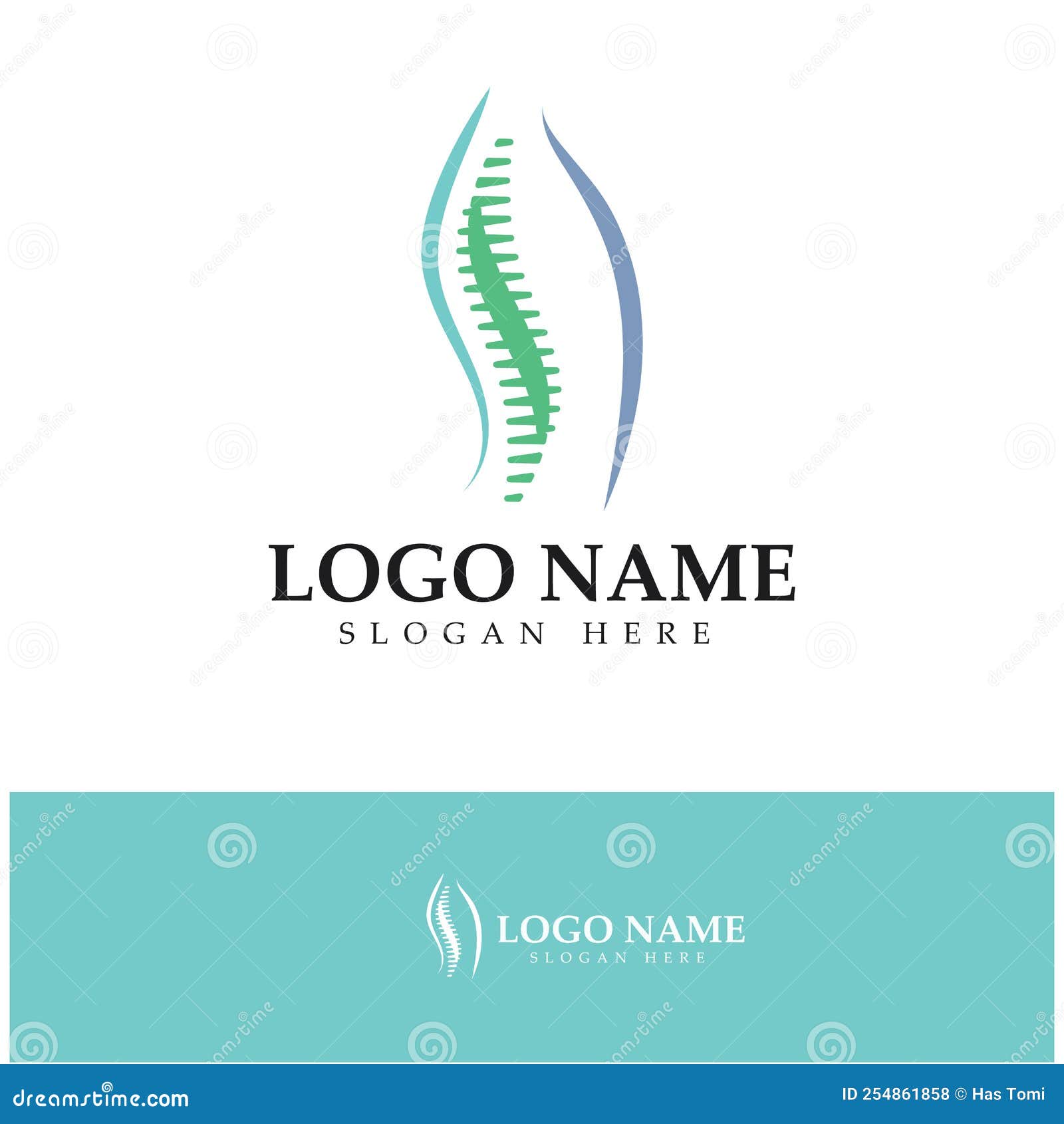 Spine diagnostics symbol stock vector. Illustration of label - 254861858