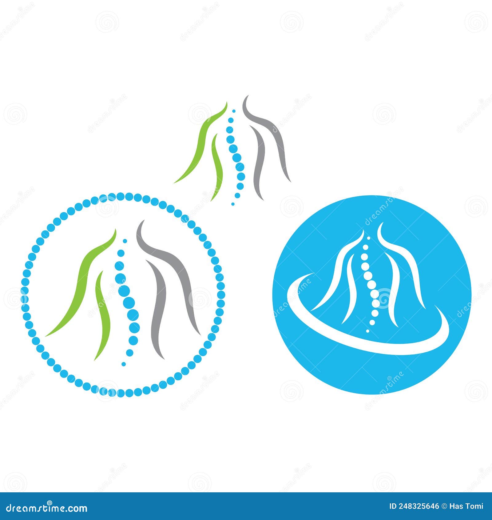 Spine diagnostics symbol stock vector. Illustration of health - 248325646