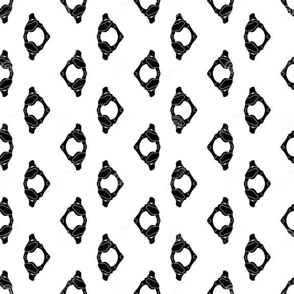 Spine Disc Pattern Seamless Vector Stock Vector - Illustration of disc ...
