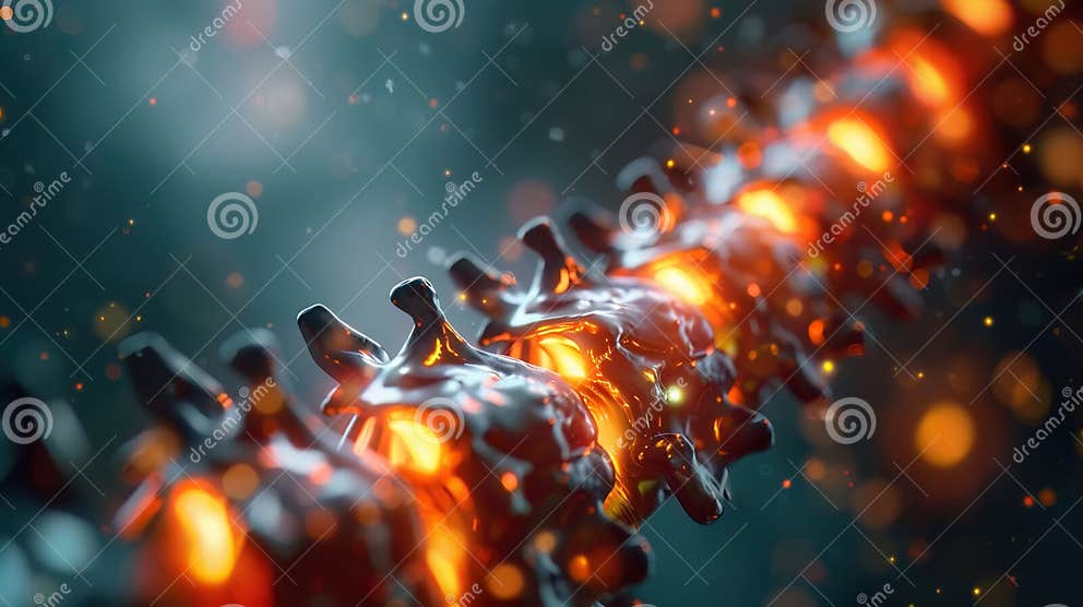 A Spine with Glowing Discs Representing Chronic Debilitating Back Pain ... A Spine with Glowing Discs Representing Chronic Debilitating Back Pain ...