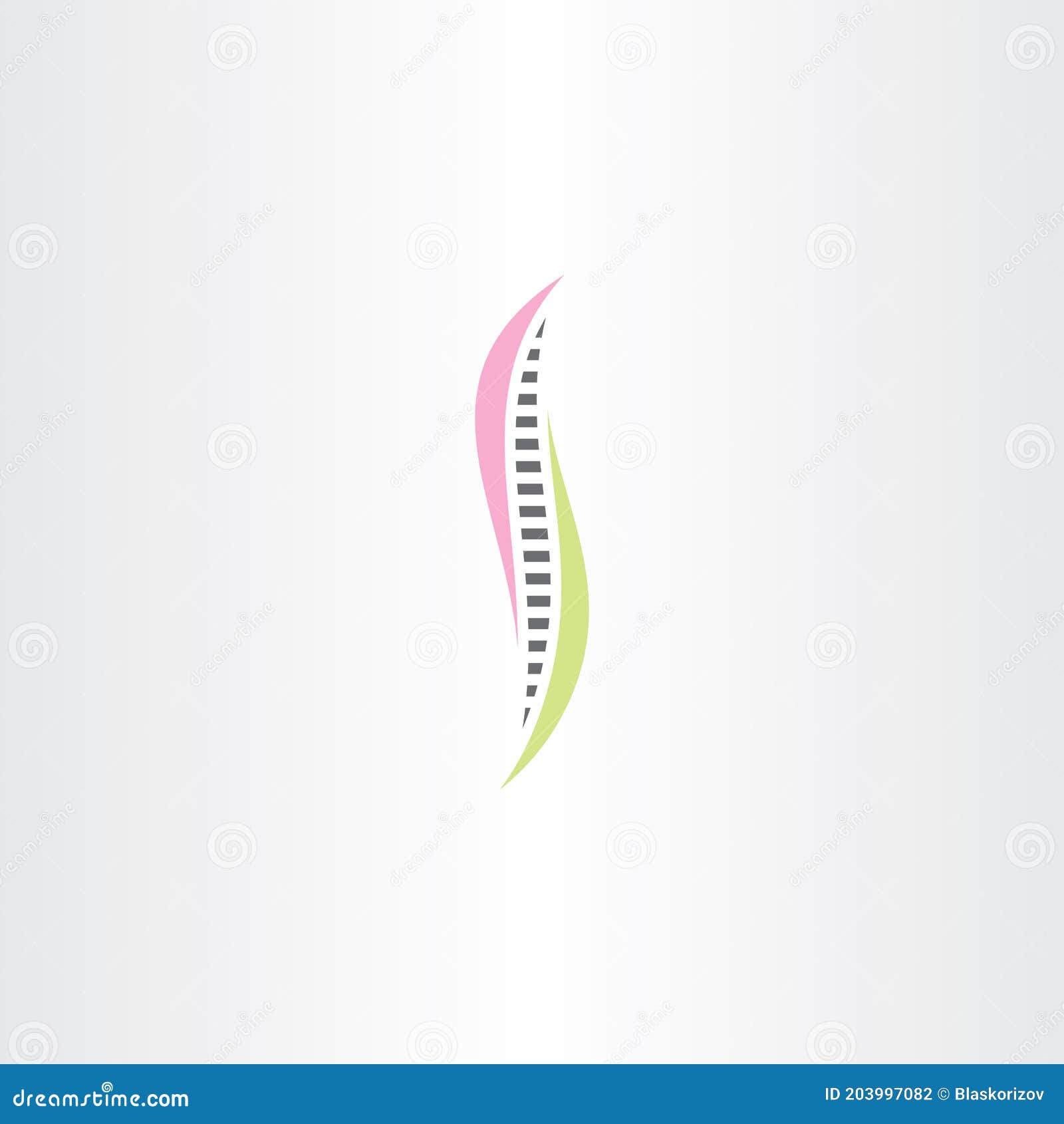Spine Logo Symbol Vector Sign Element Stock Vector - Illustration of ...