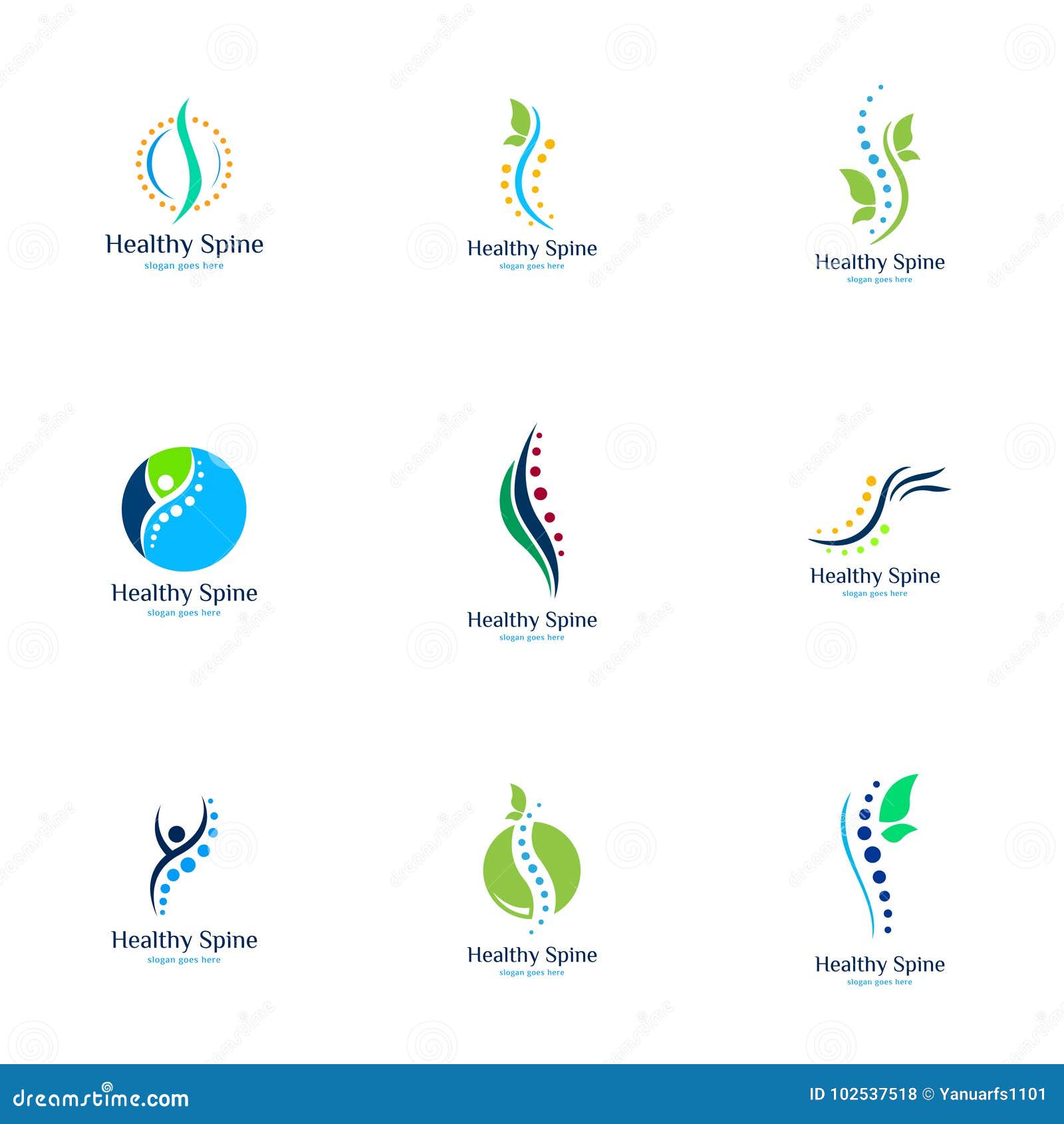 Spine Logo vector art stock vector. Illustration of health - 102537518