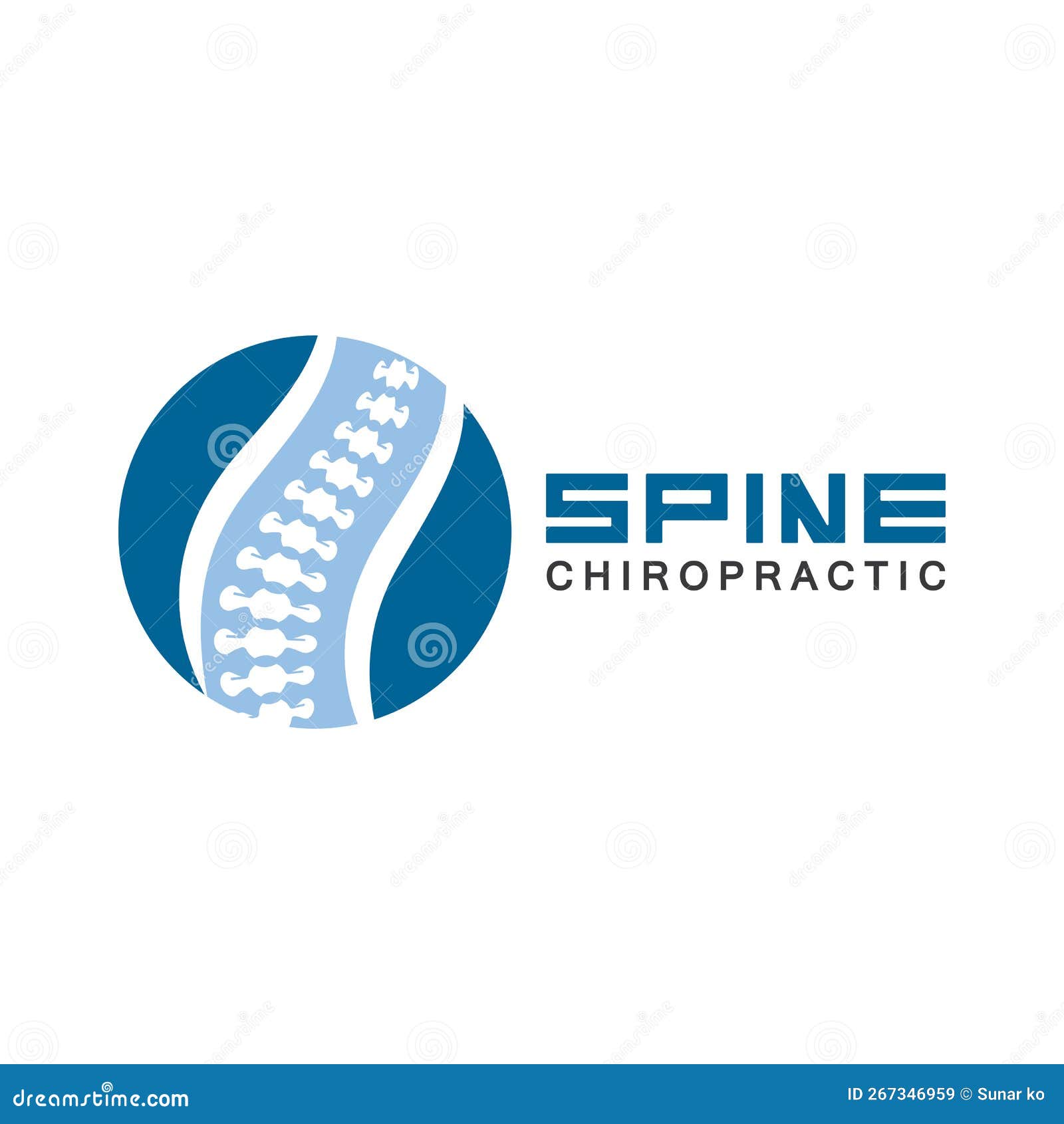 Spine Logo Vector Illustration Design Template Stock Vector ...