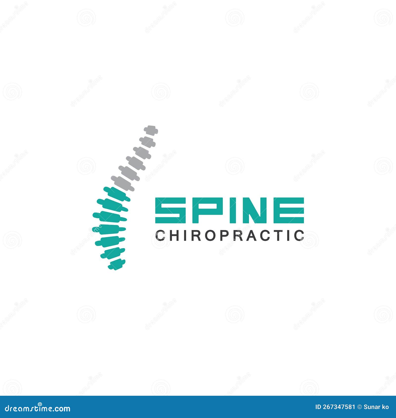 Spine Logo Vector Illustration Design Template Stock Vector ...