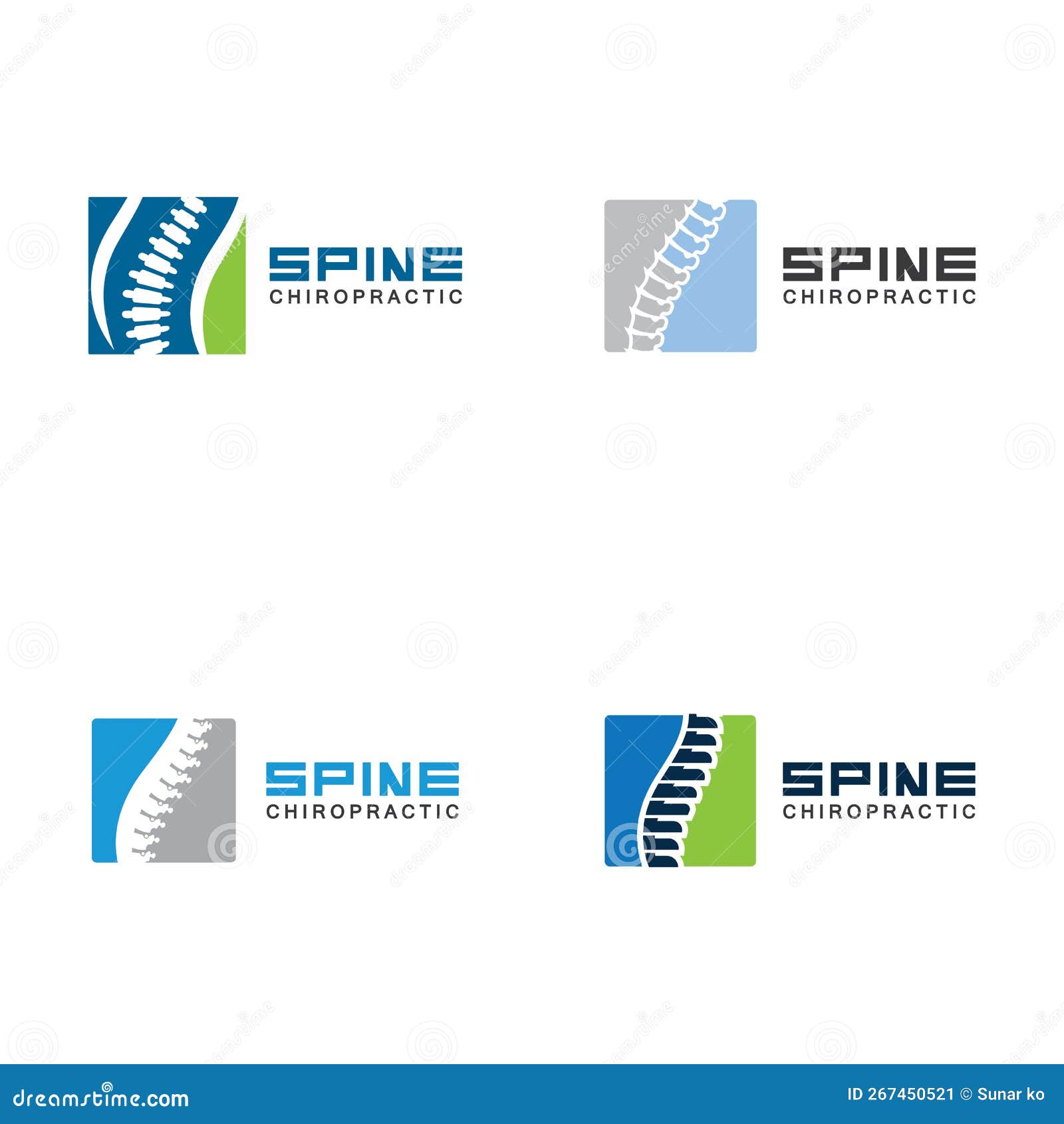 Spine Logo Vector Illustration Design Template Stock Vector ...