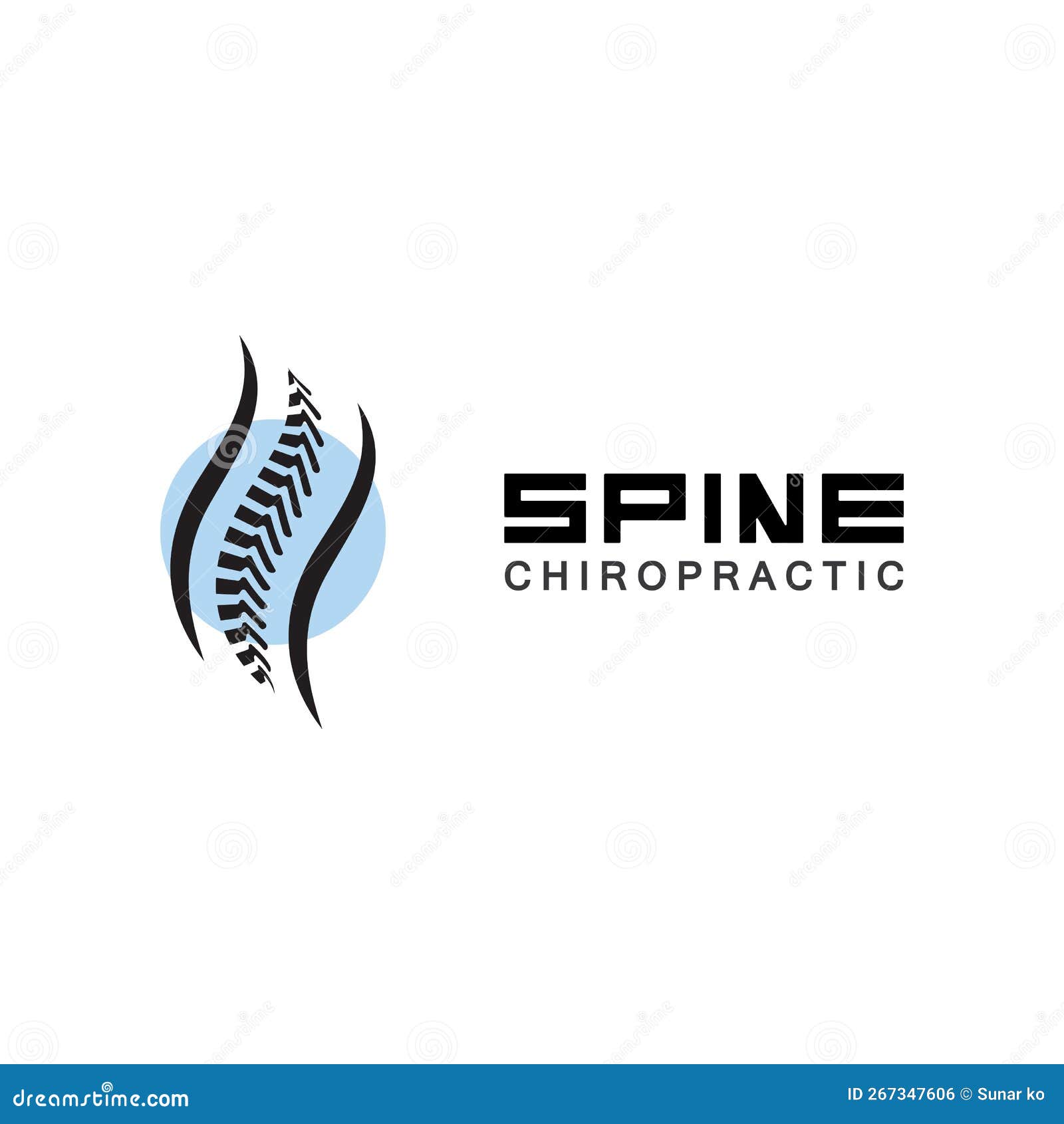 Spine Logo Vector Illustration Design Template Stock Vector ...
