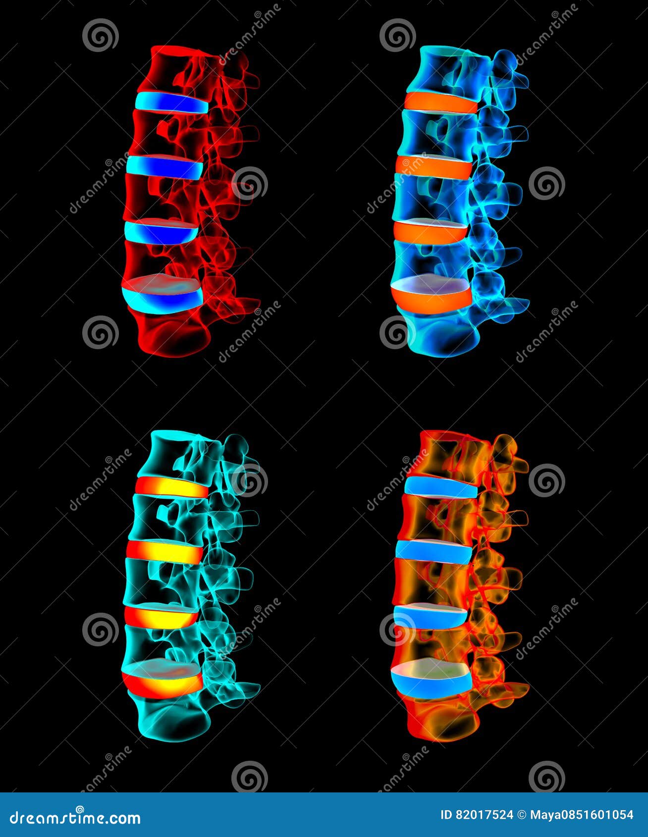 Spine structure stock illustration. Illustration of cervical - 82017524