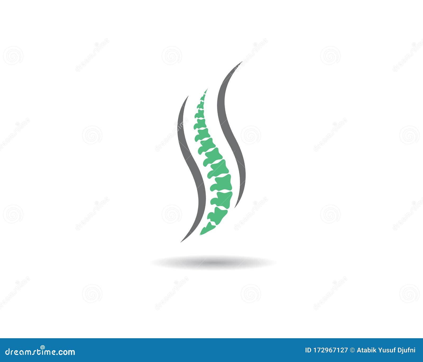 Spine vector icon stock vector. Illustration of cure - 172967127