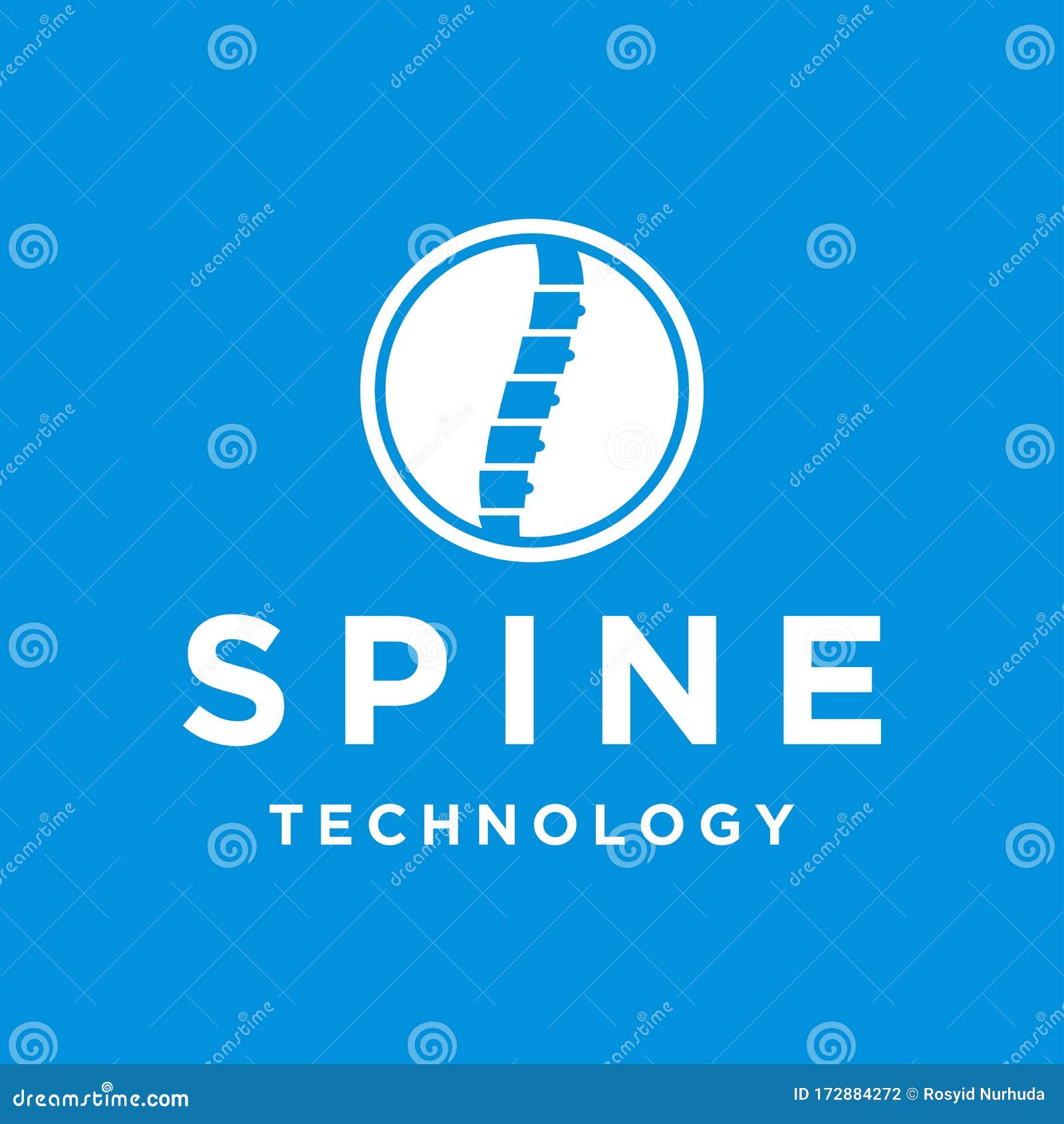 Modern Spine Abstract Vector Logo Stock Vector - Illustration of ...