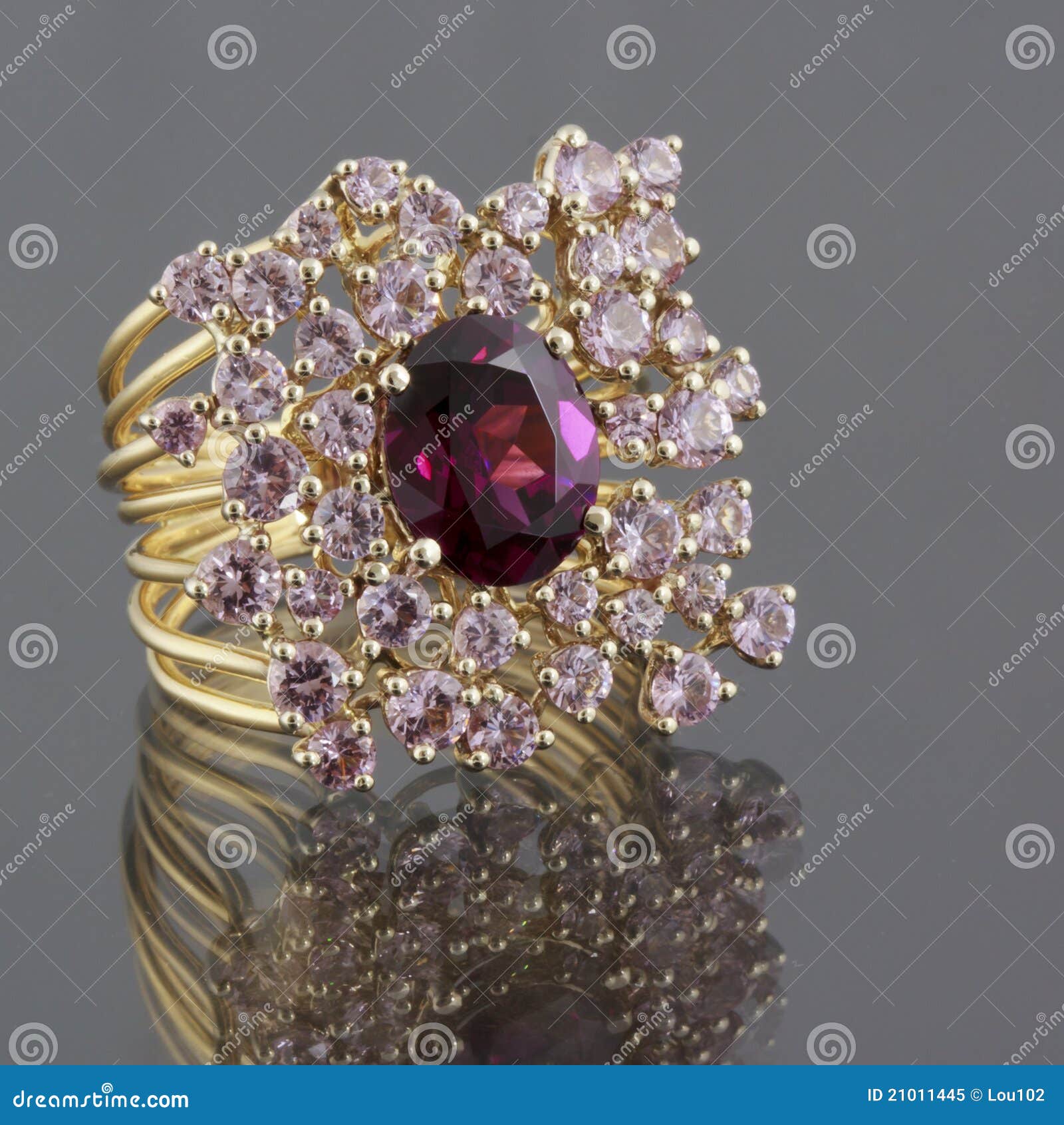 Spinel ring stock image. Image of gemstone, jewelry, pink - 21011445