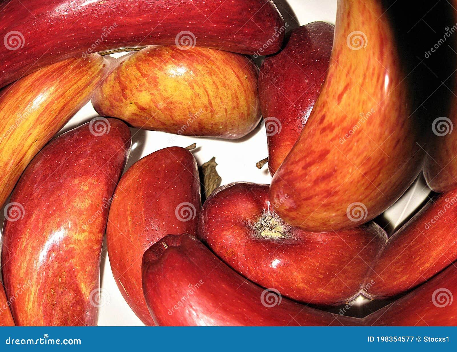 Spining apples stock image. Image of fruit, apples, dessert - 198354577
