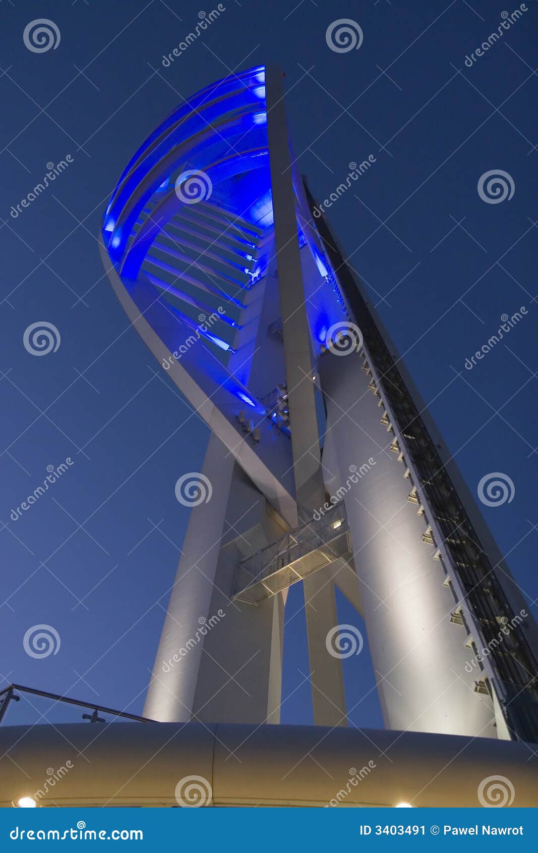 Spinnaker tower editorial photo. Image of clouds, tourist - 3403491